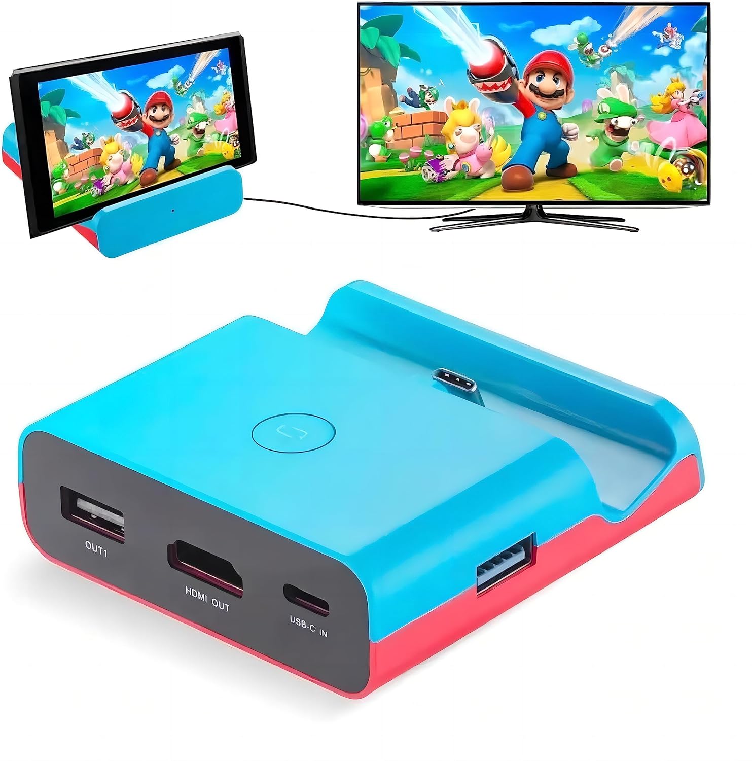 BuFan Base de Repuesto para Nintendo Switch, Adaptador HDMI 4K para ...