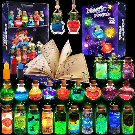Amazon.com: Rhybor Magic Potion Kit for Kids,Mix 22 Bottles Fairy Magic ...
