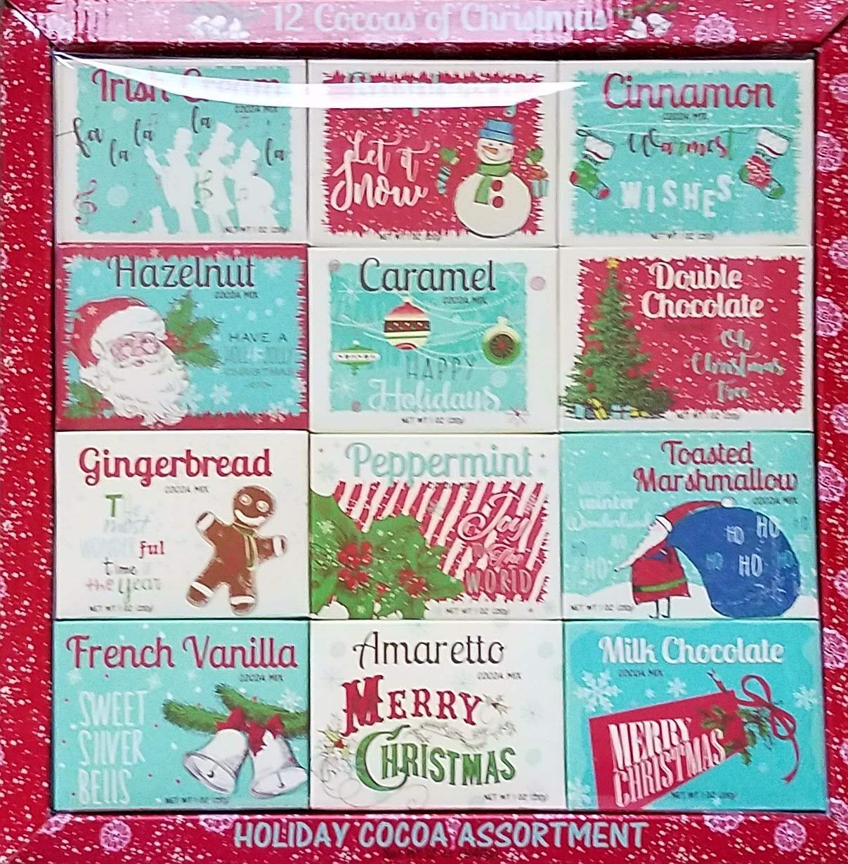 Amazon.com : The 12 Cocoas of Christmas - Holiday Hot Cocoa Mix ...