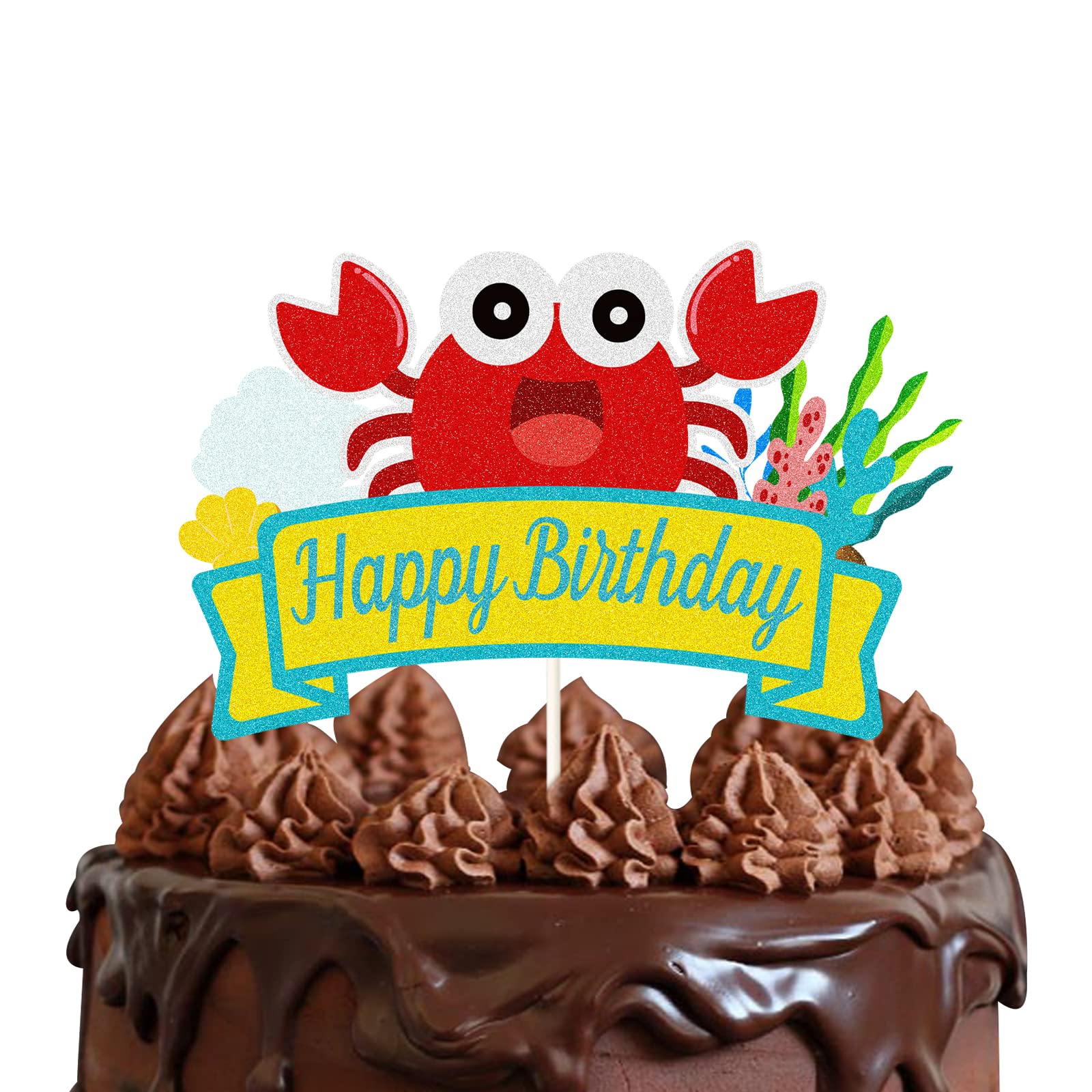 Buy Crab Happy Birthday Cake Topper Crab Marine Life Theme Happy Birthday Cake Decor Under The buy-crab-happy-birthday-cake-topper-crab-marine-life-theme-happy-birthday-cake-decor-under-the