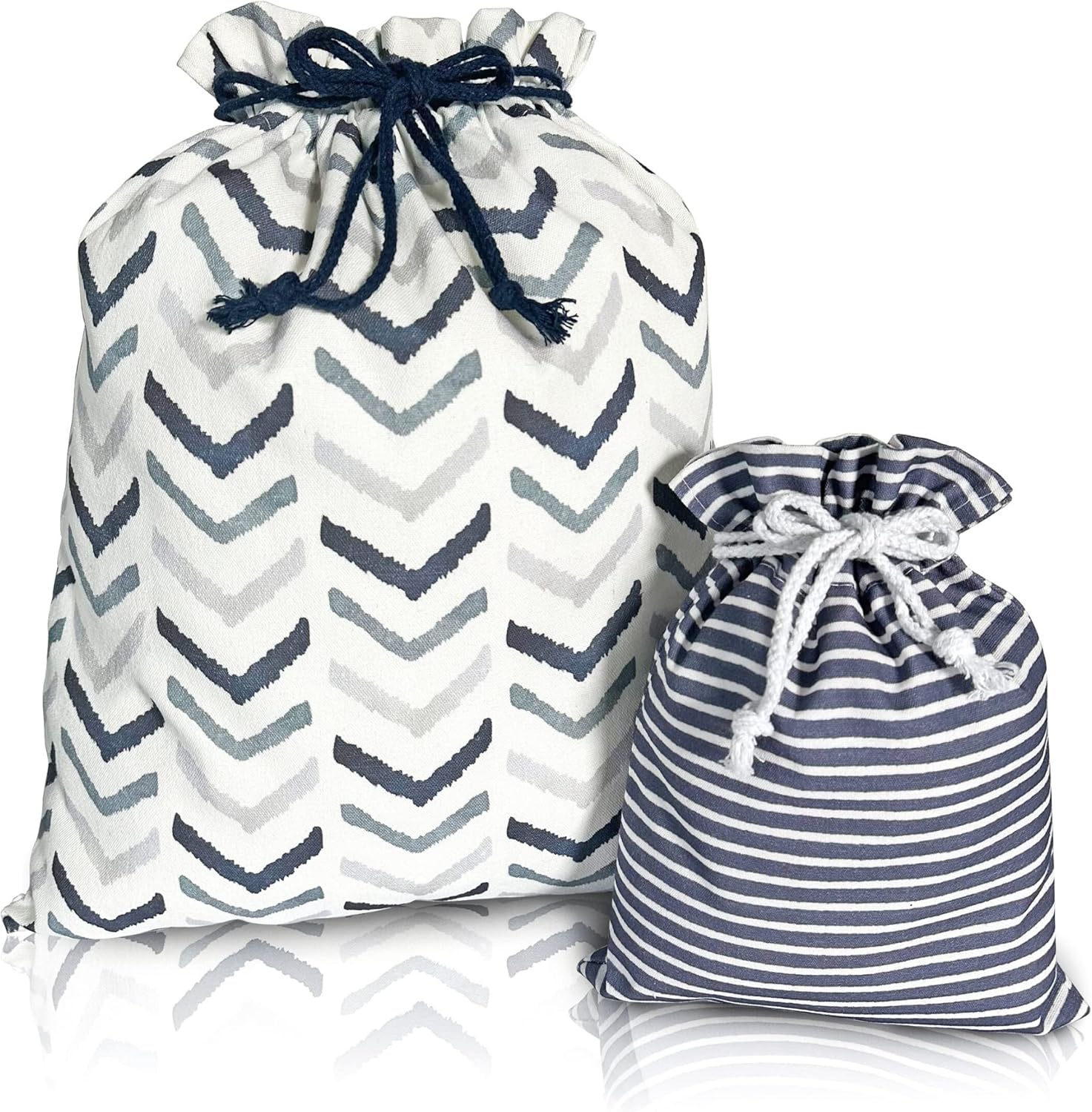 Amazon.com: Gather & Knot Drawstring Gift Bags | 20" Large 12" Small ...