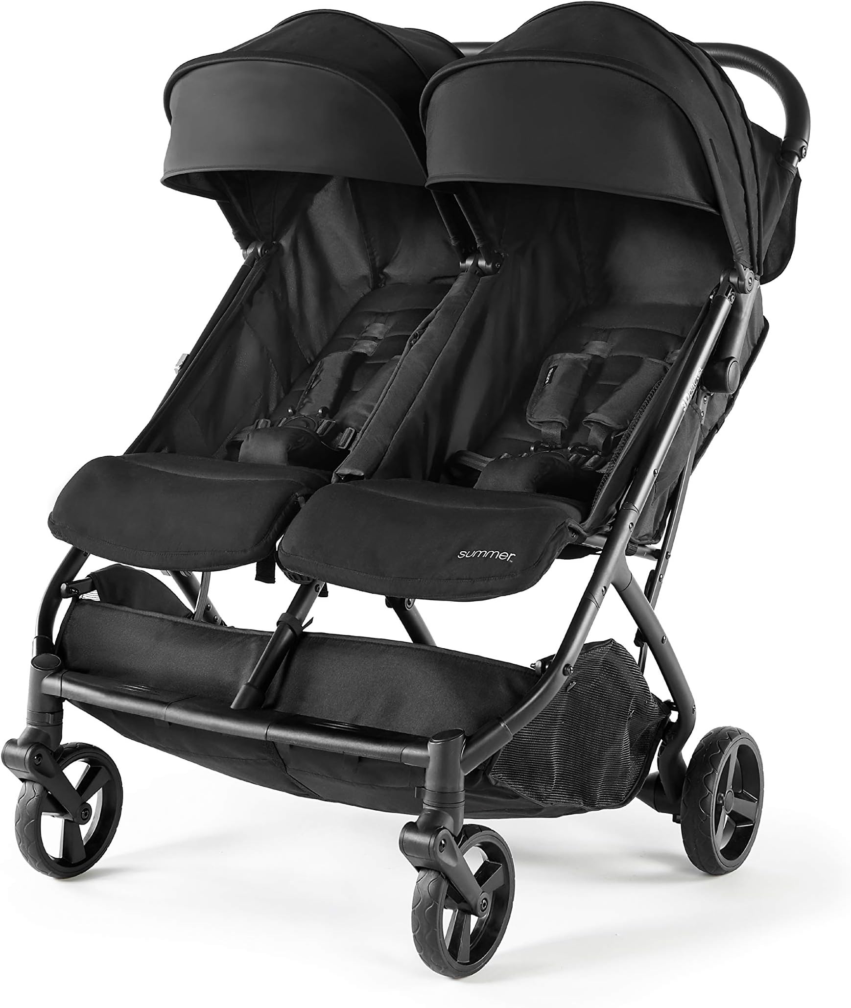 Amazon.com : Summer Infant 3Dpac CS+ Double Stroller, Black – Car Seat ...