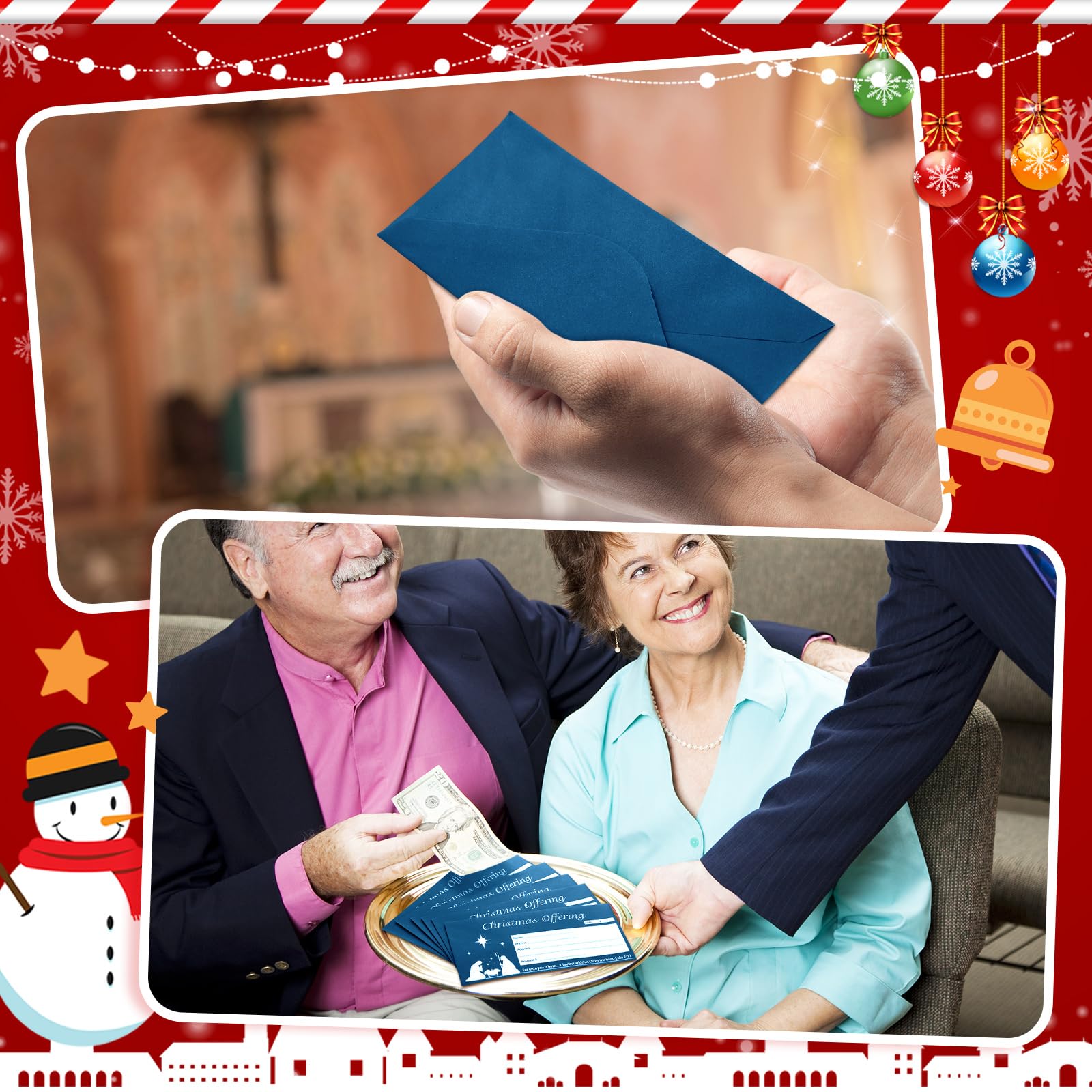 Christmas Church Offering Envelopes
