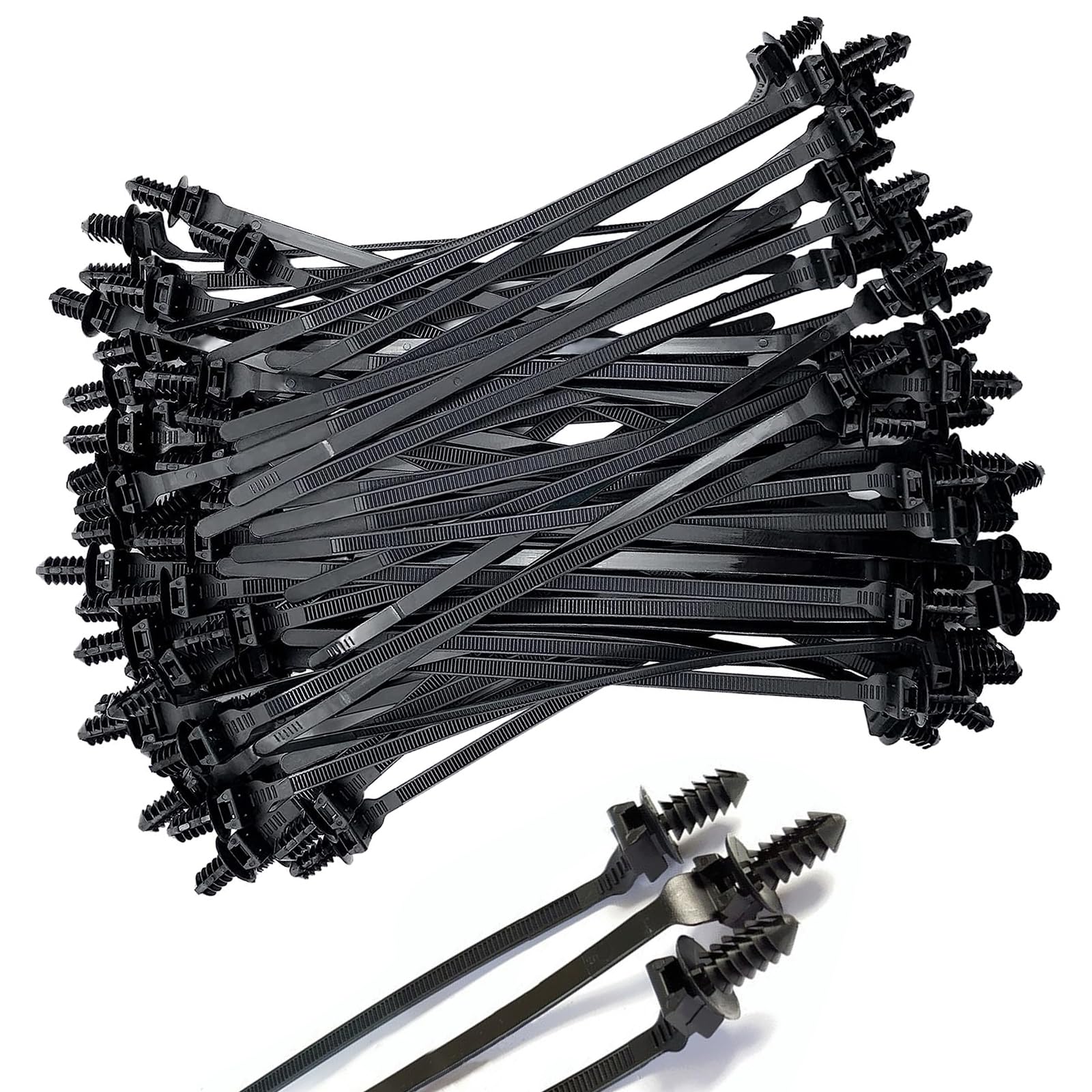 Amazon.com: gunhunt 100PCS Fir Tree Type Nylon Ties, Thread Nylon Tie ...