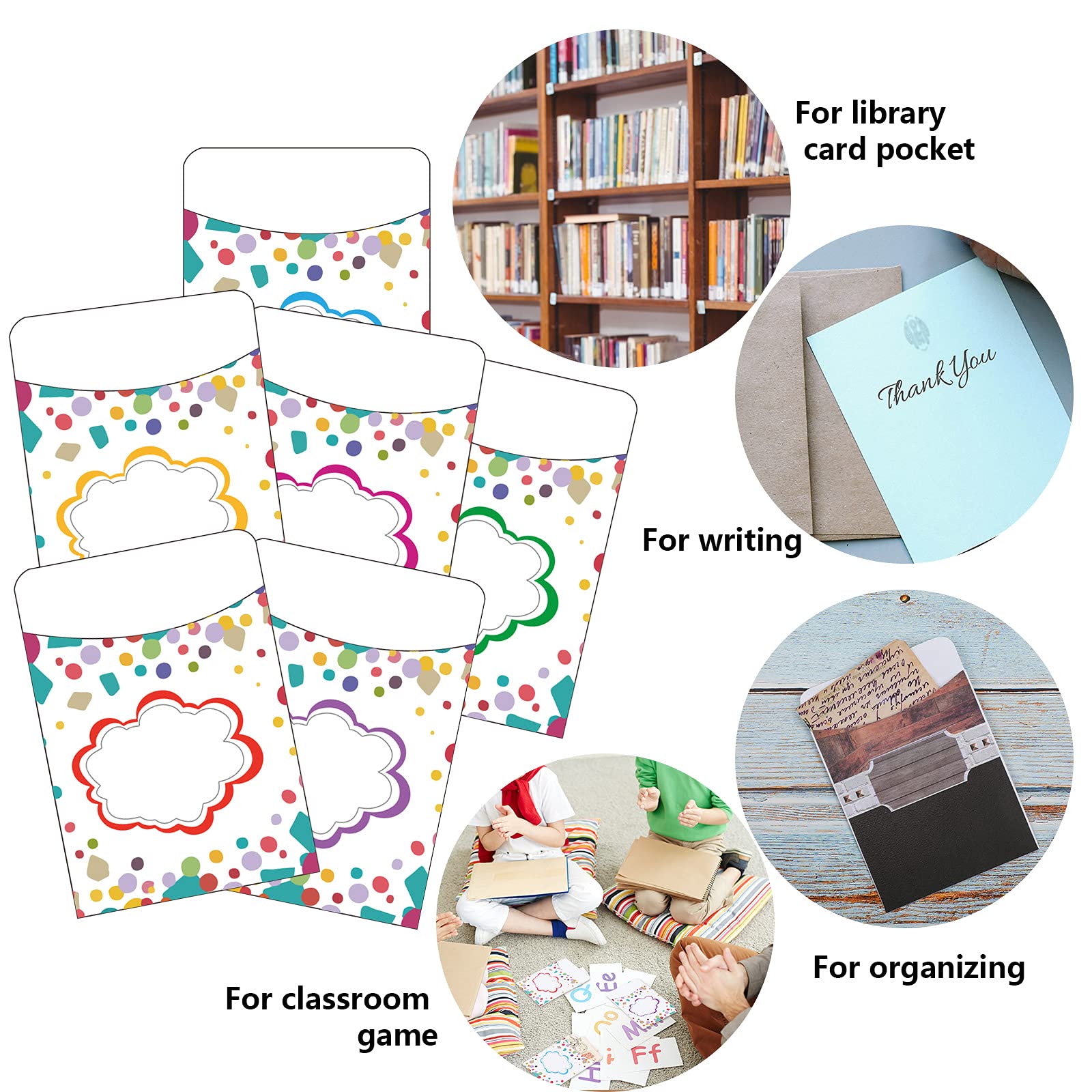 Library Card Pocket Template