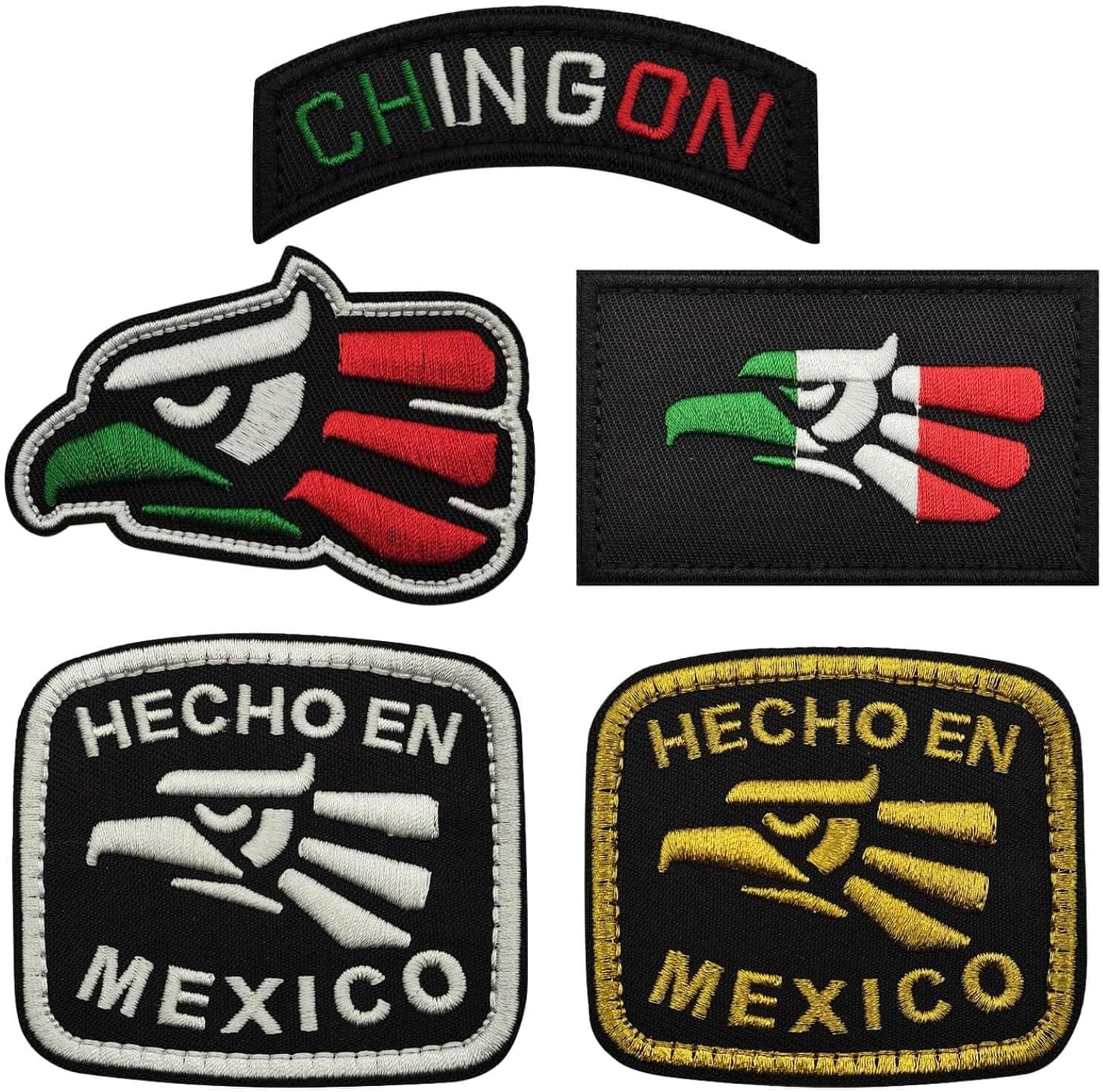 Amazon.com: SoKoot Mexico Flags Patch Mexican Flag Military Tactical Patch Mexico Flags ...