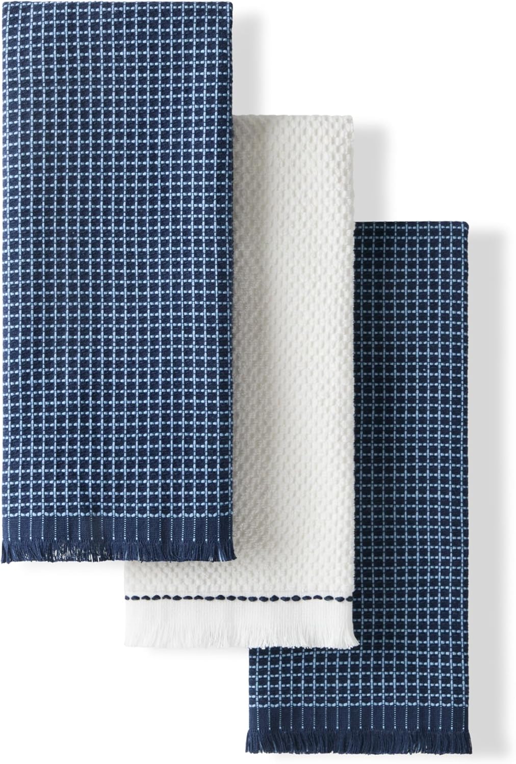 Amazon.com: KitchenAid Gourmet Series Gridlines Kitchen Towels 3-Pack ...