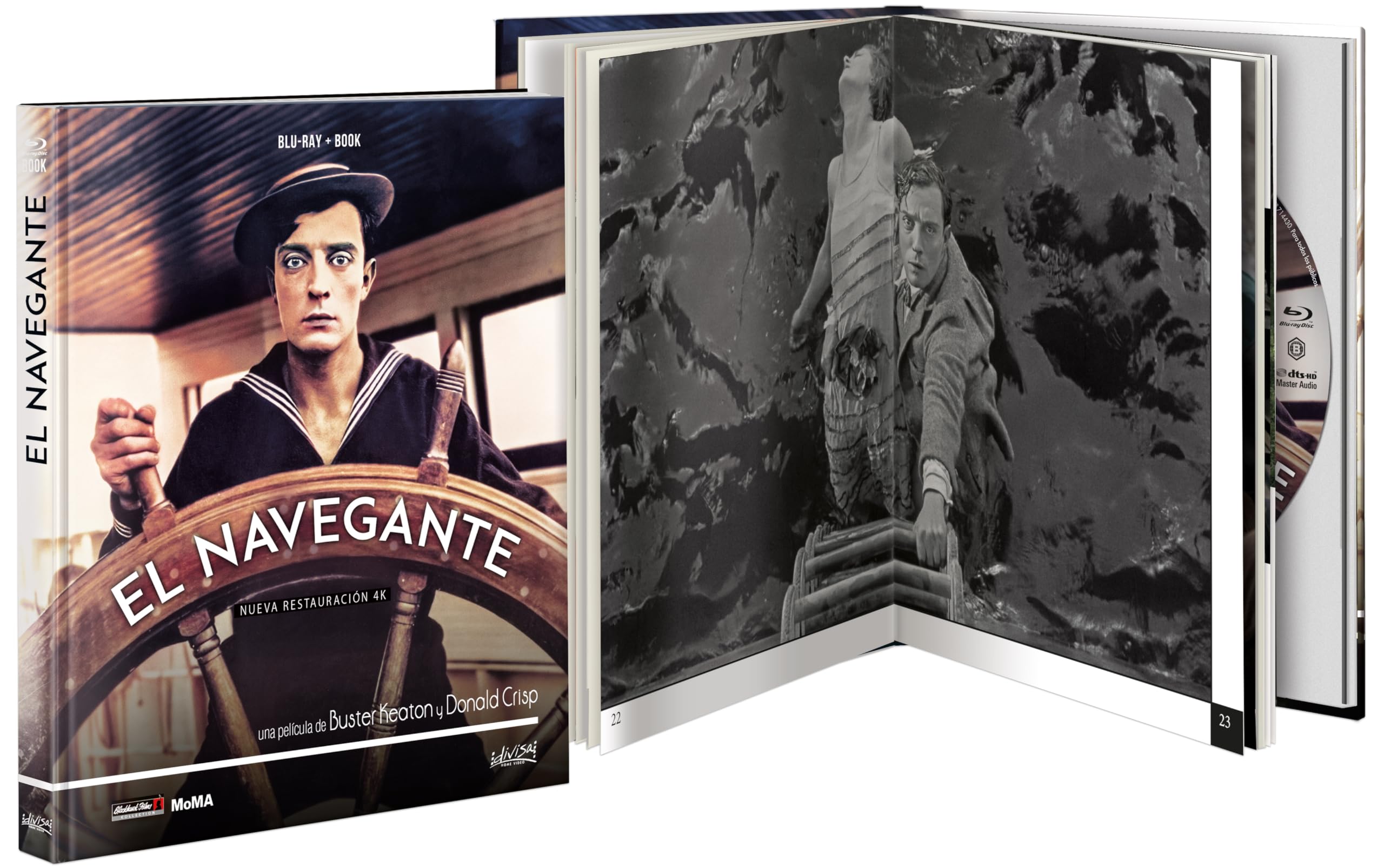 The Navigator (1924) (Buster Keaton) - Book Edition (64 p) (Blu-ray ...