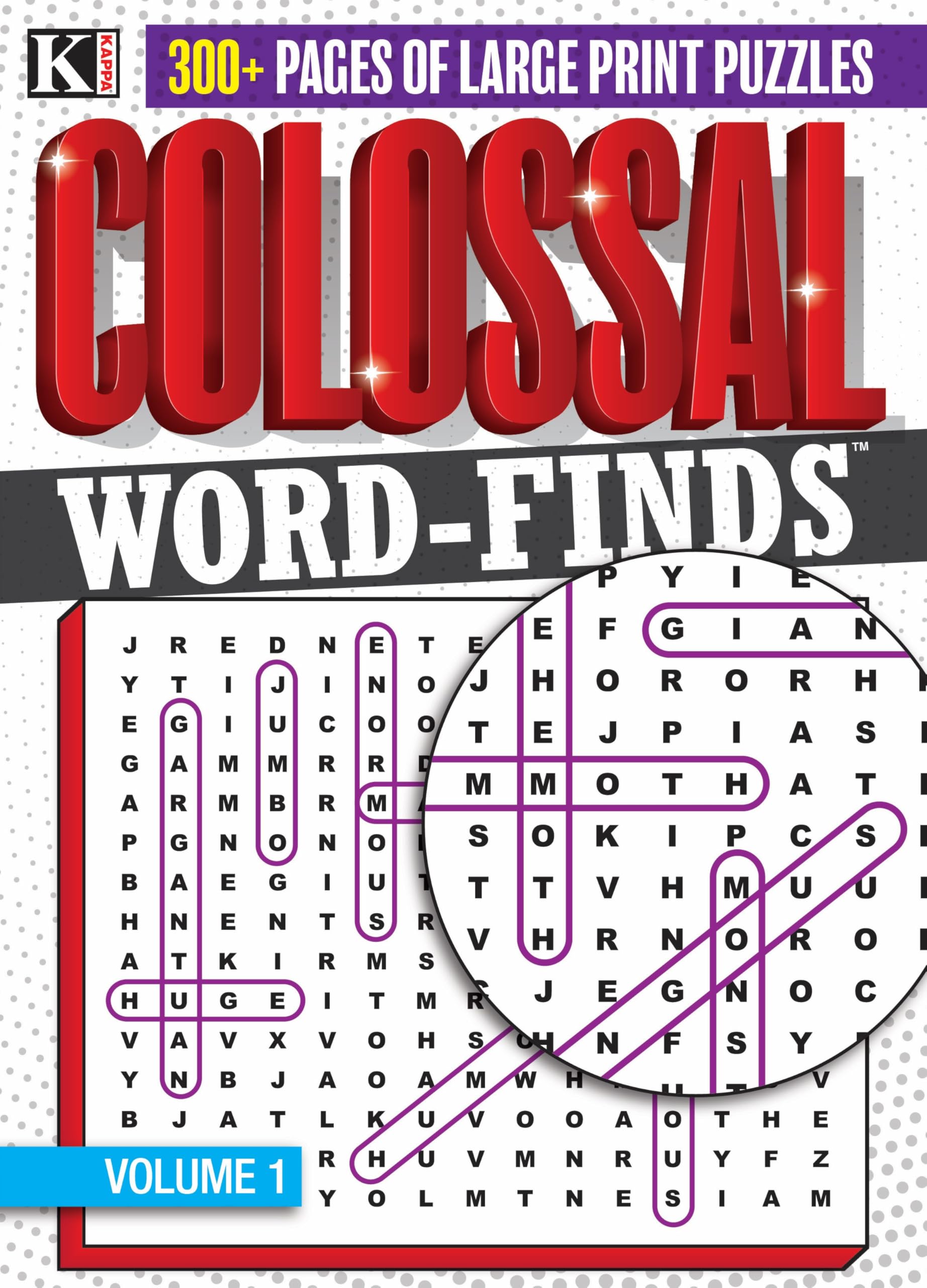 Colossal Puzzle Book Word-Finds: Kappa Books Publishers: 9781559911184 ...