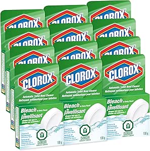 Clorox Automatic Toilet Bowl Cleaner with Bleach, 100 g, Multi-Pack of ...