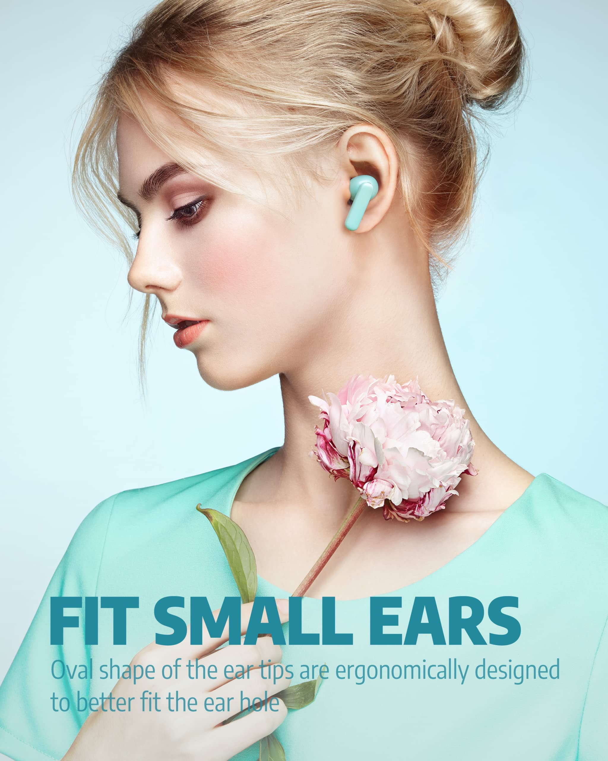 AIHOOR Wireless Earbuds for iOS & Android Phones, Bluetooth 5.0 in-Ear ...