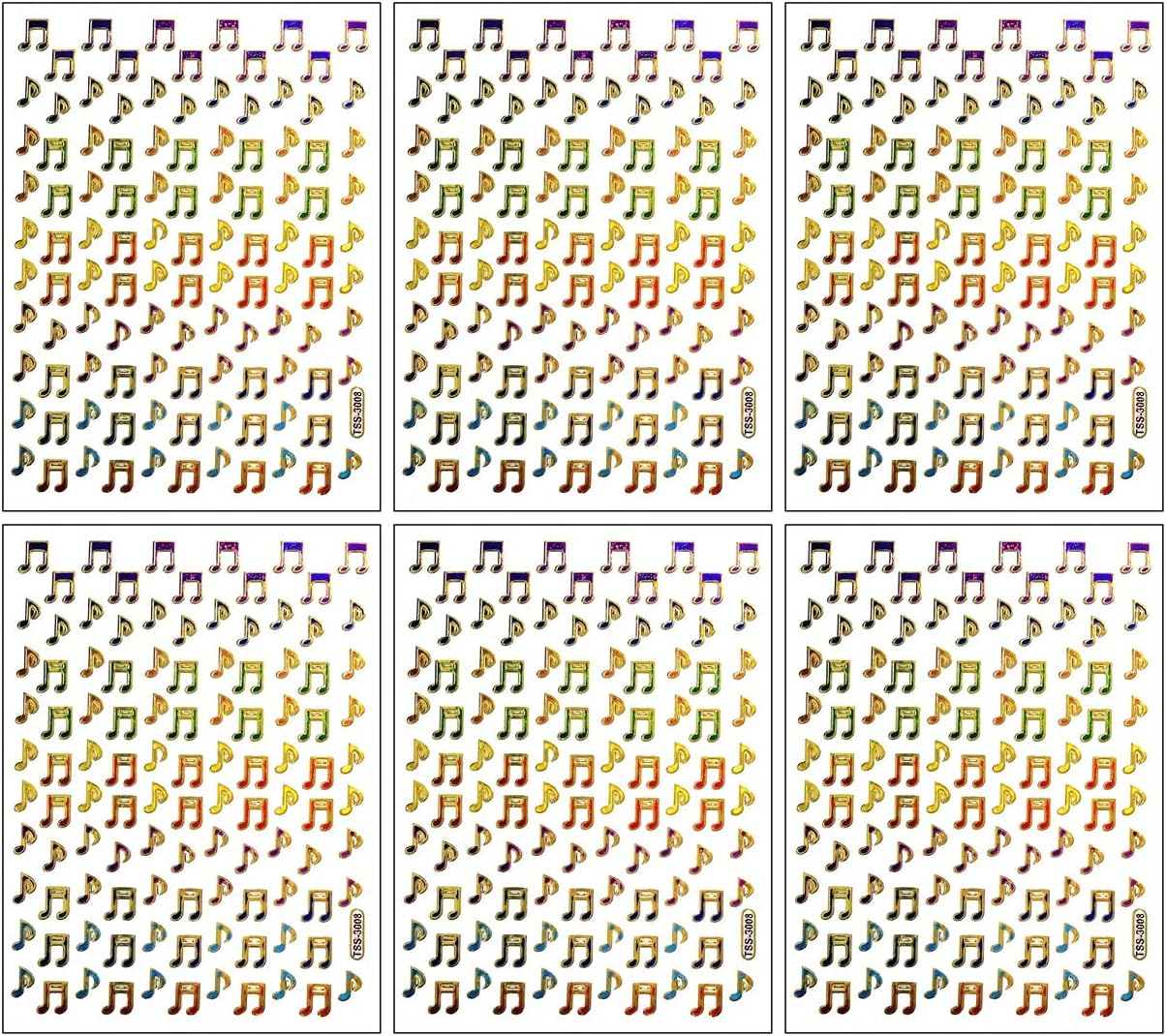 Amazon.com: Seasonstorm Cute Music Note Decoration Album Planner ...