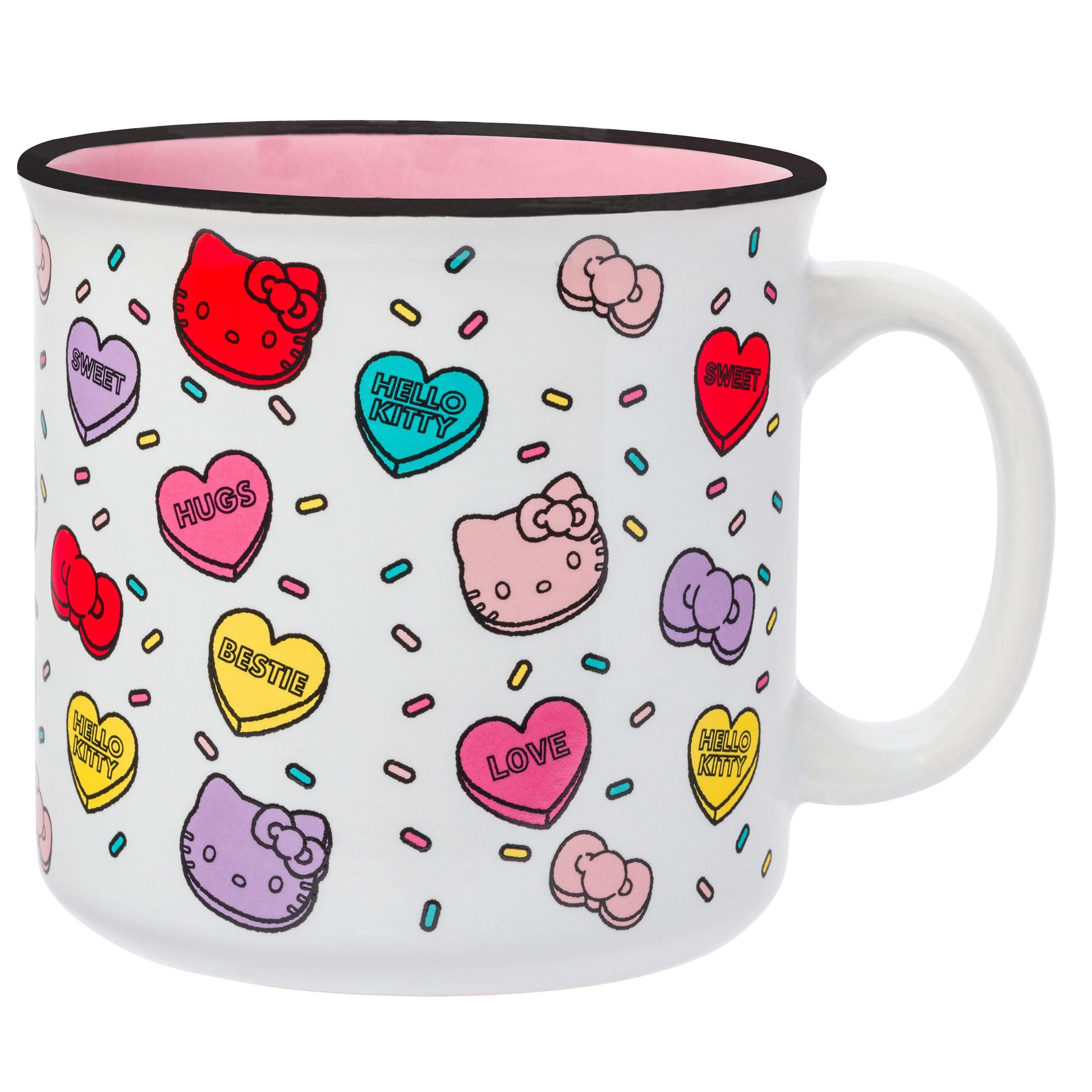 Amazon.com: Silver Buffalo Sanrio Hello Kitty Valentine Candy Hearts ...