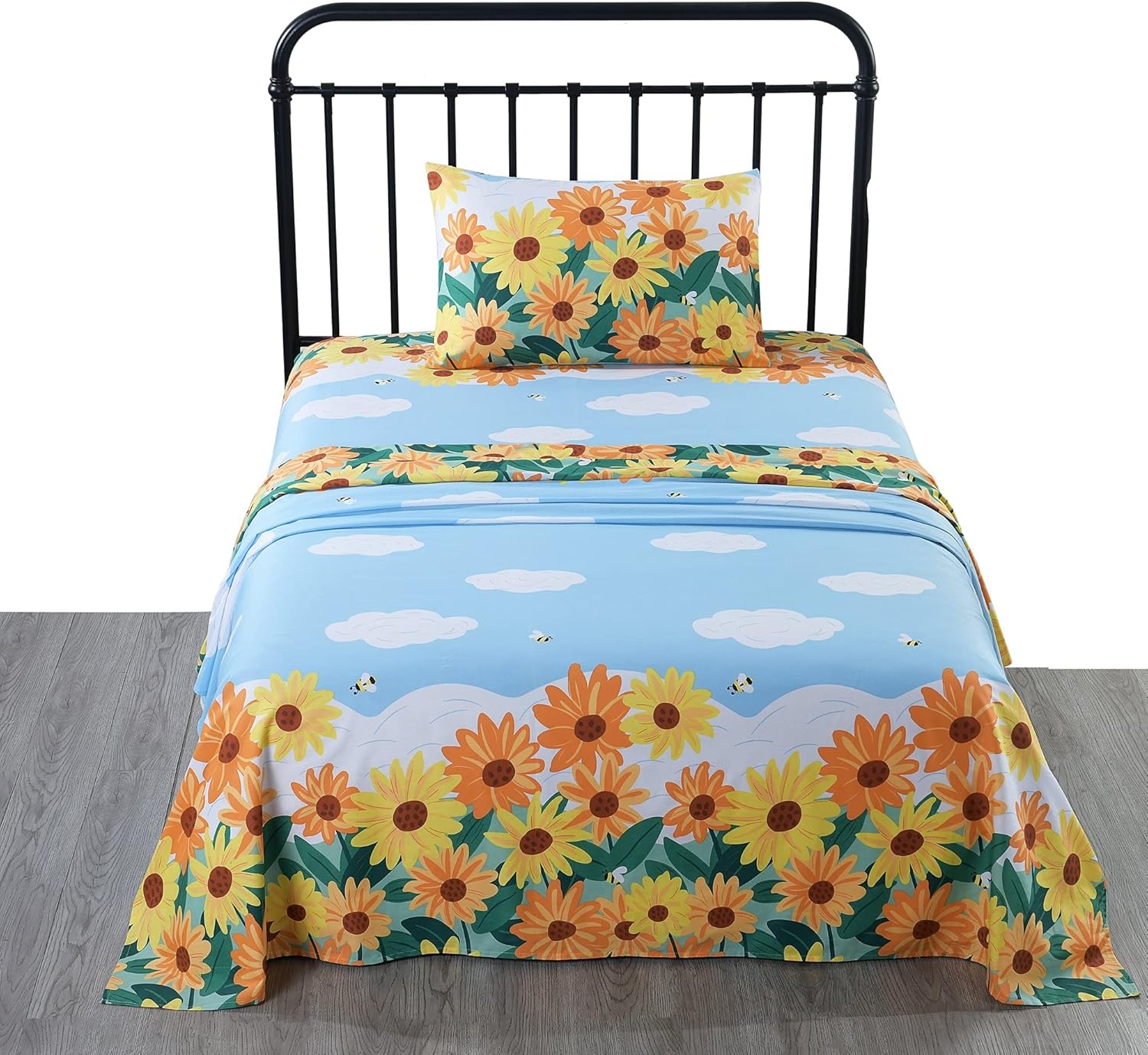 MarCielo SH018 – Sábana de cama para niños, de algodón, para niñas ...