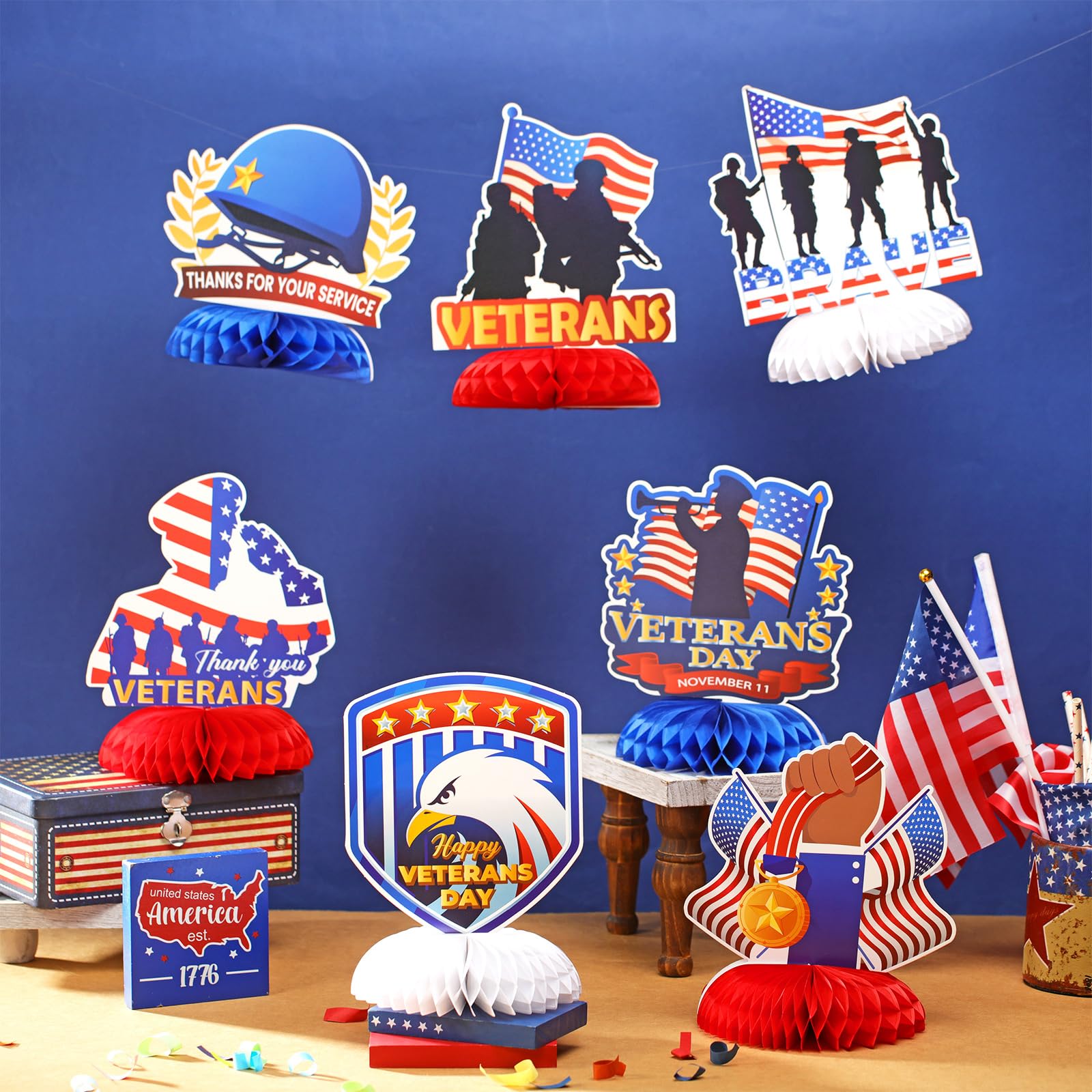 Dinner Table Decorations For Veterans
