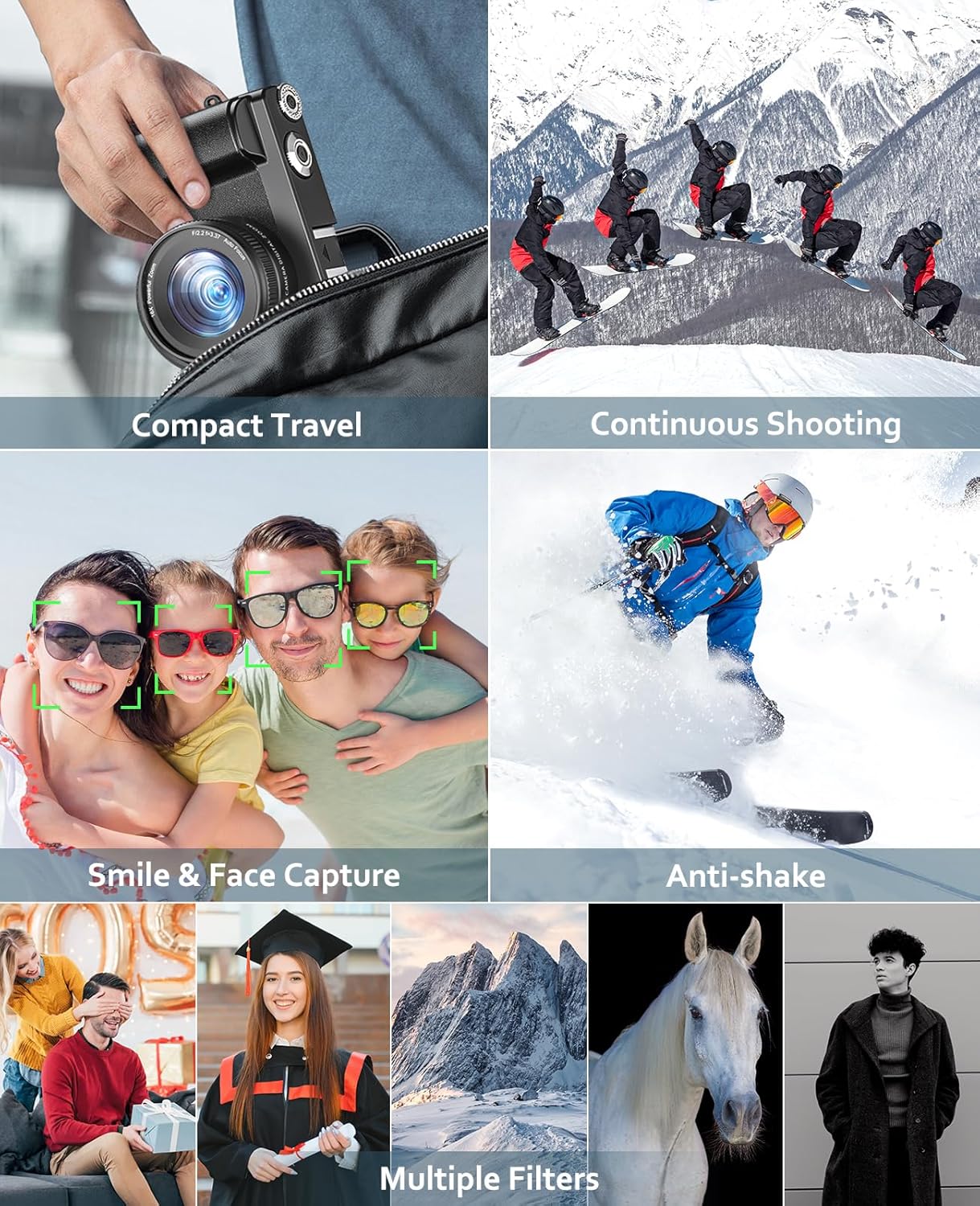 Zostuic DC101 4K 48MP Digital Camera User Manual