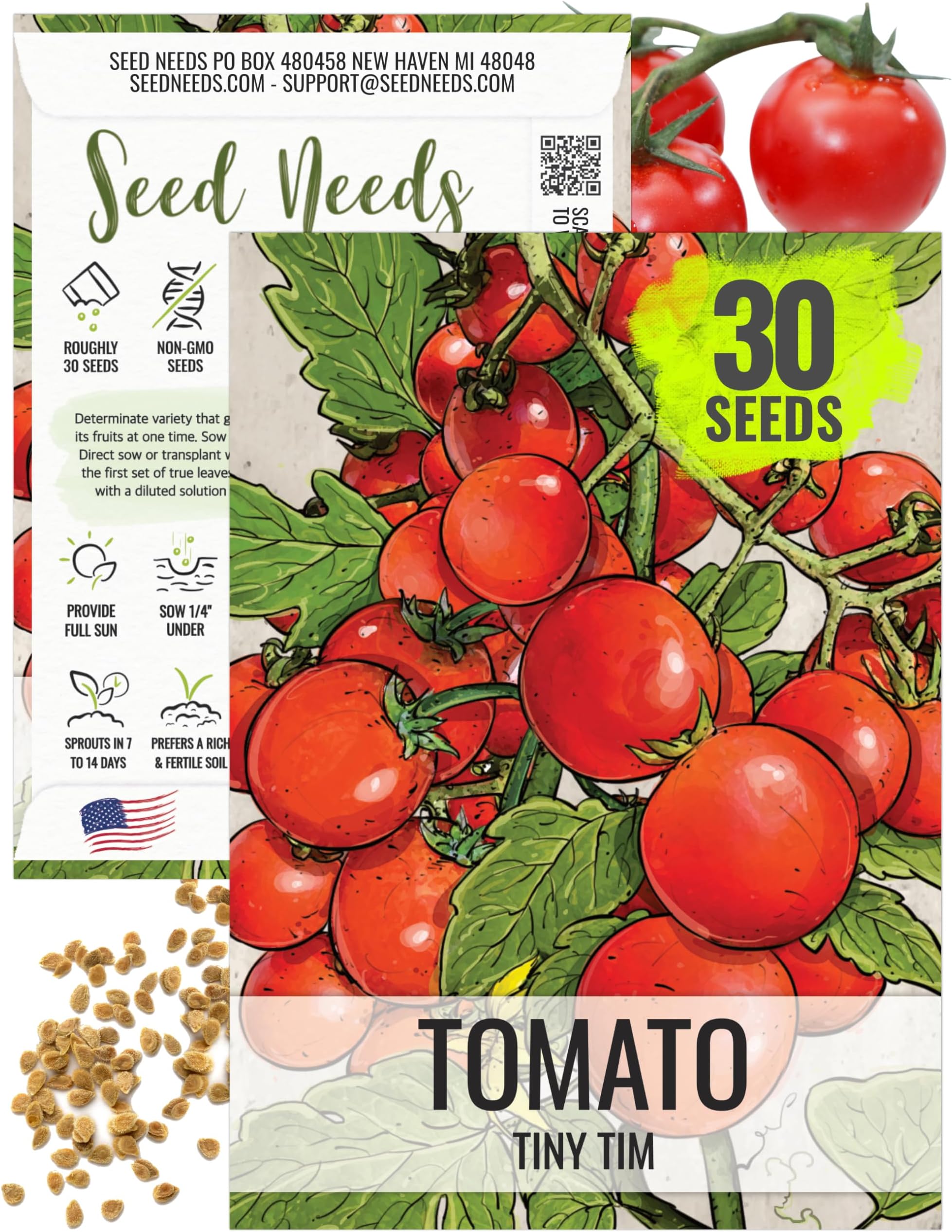Amazon.com : Currant Yellow Cherry Tomato Seeds for Planting - 250 mg ...