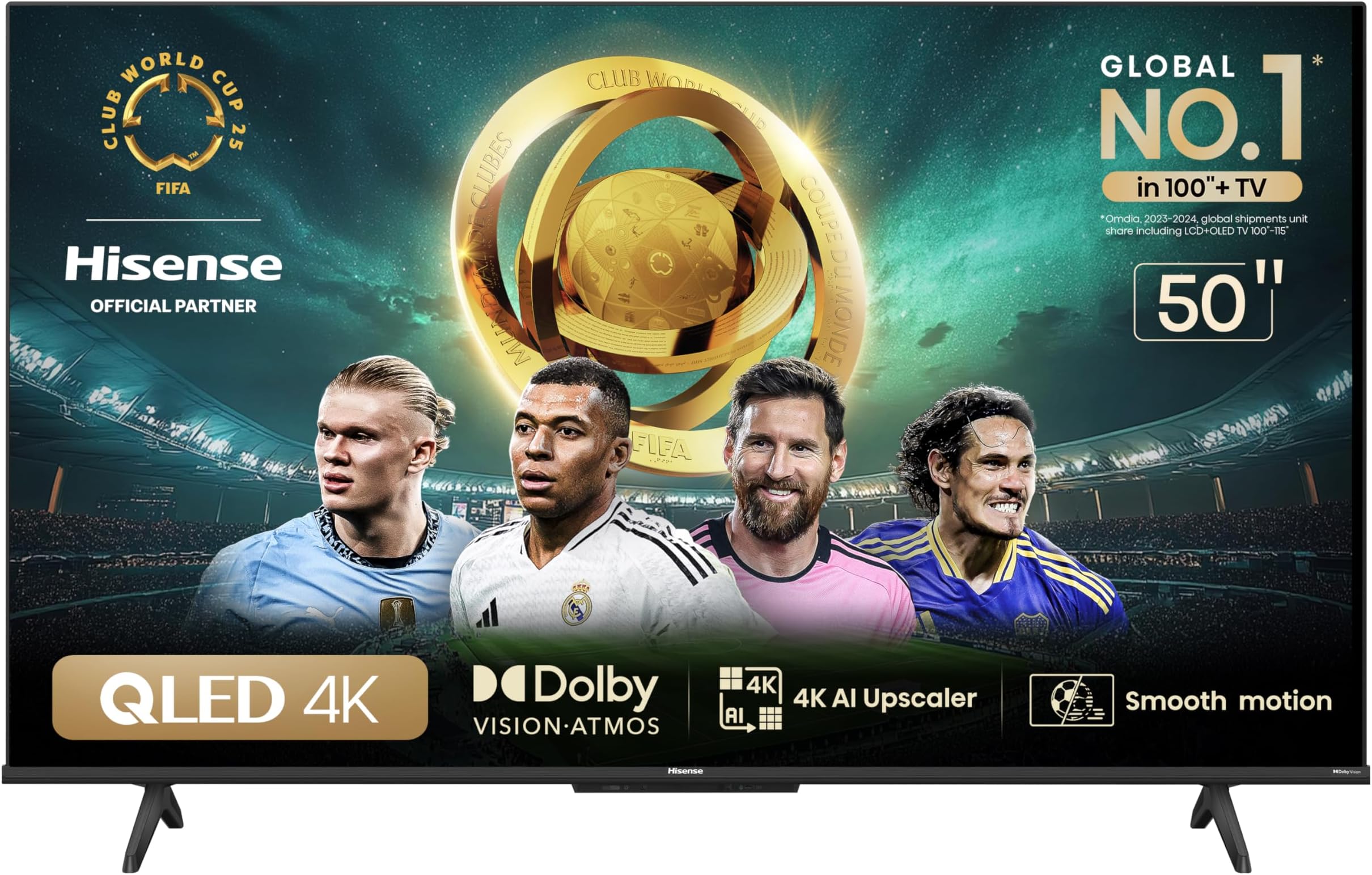 Hisense Smart TV UHD 4K QLED 50" Polegadas 50Q6N Google TV com HDR10 ...