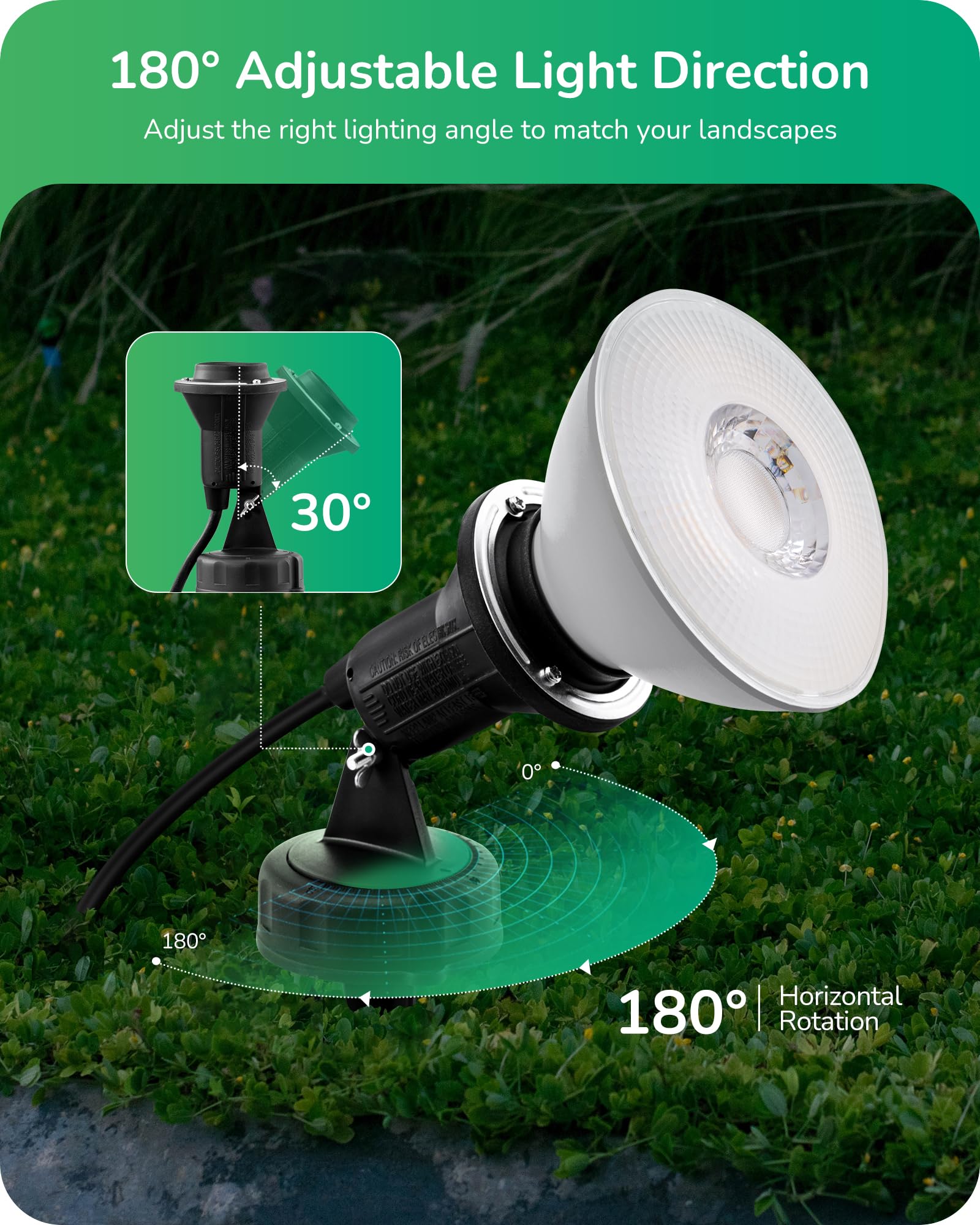 Snapklik.com : EDISHINE 120V Spotlights Outdoor Halloween, Plug In LED ...