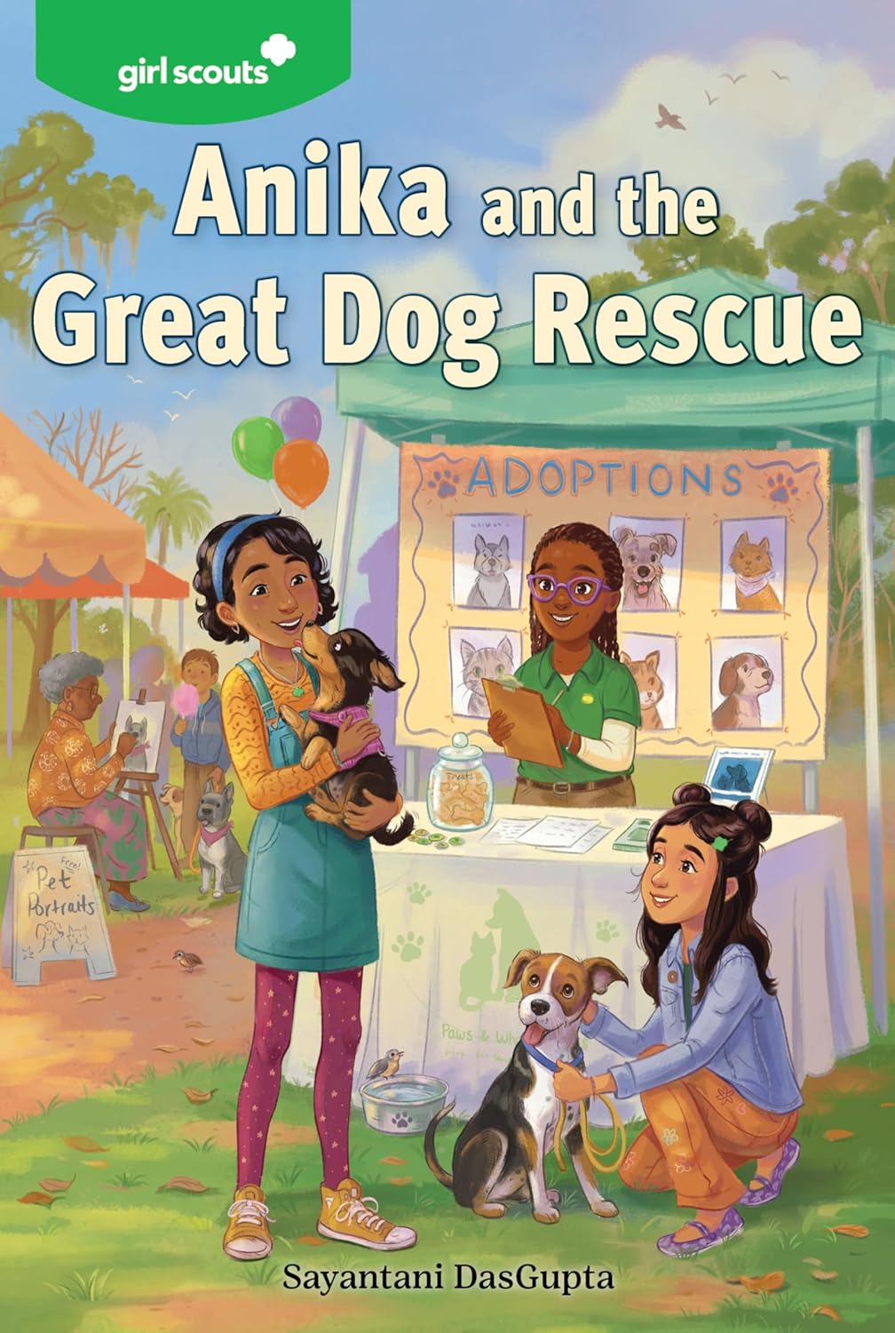 Girl Scouts: Anika and the Great Dog Rescue (A Girl Scouts Novel, 2 ...