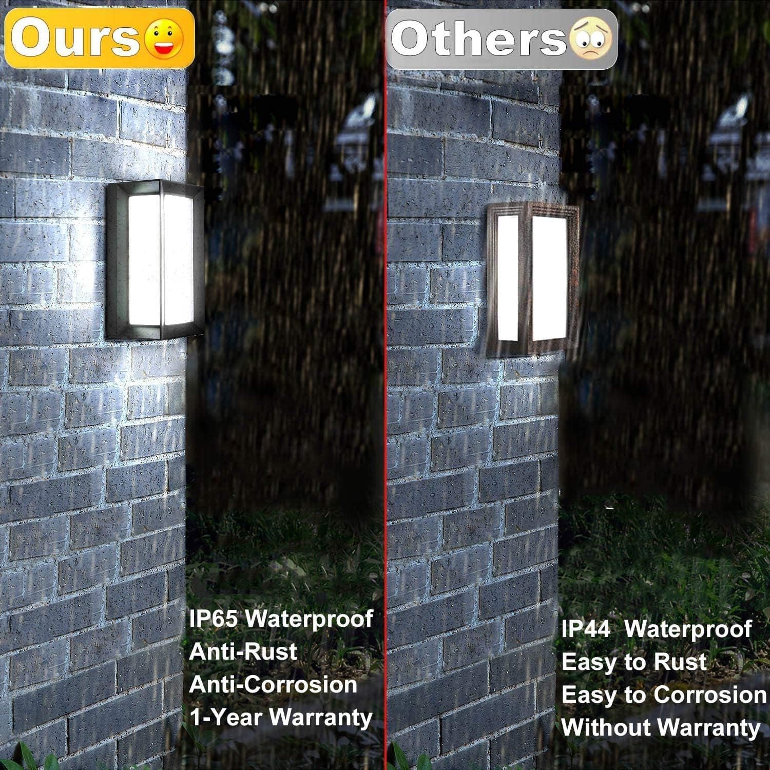 Buy 3 Pack LEDMO LED Outdoor Wall Porch Lights Online at Lowest Price ...