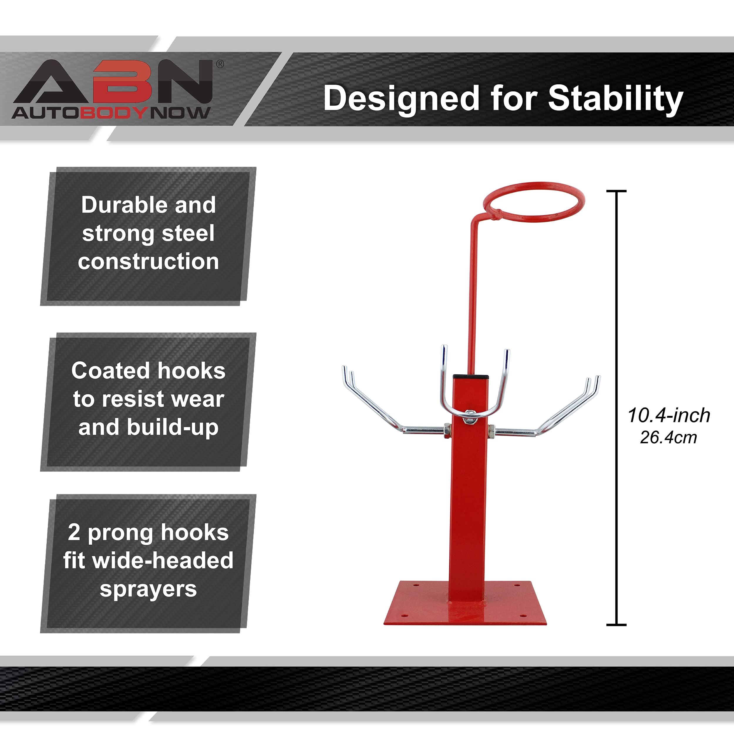 Snapklik.com : ABN Auto Paint Spray Gun Holder Bench Mount Rack