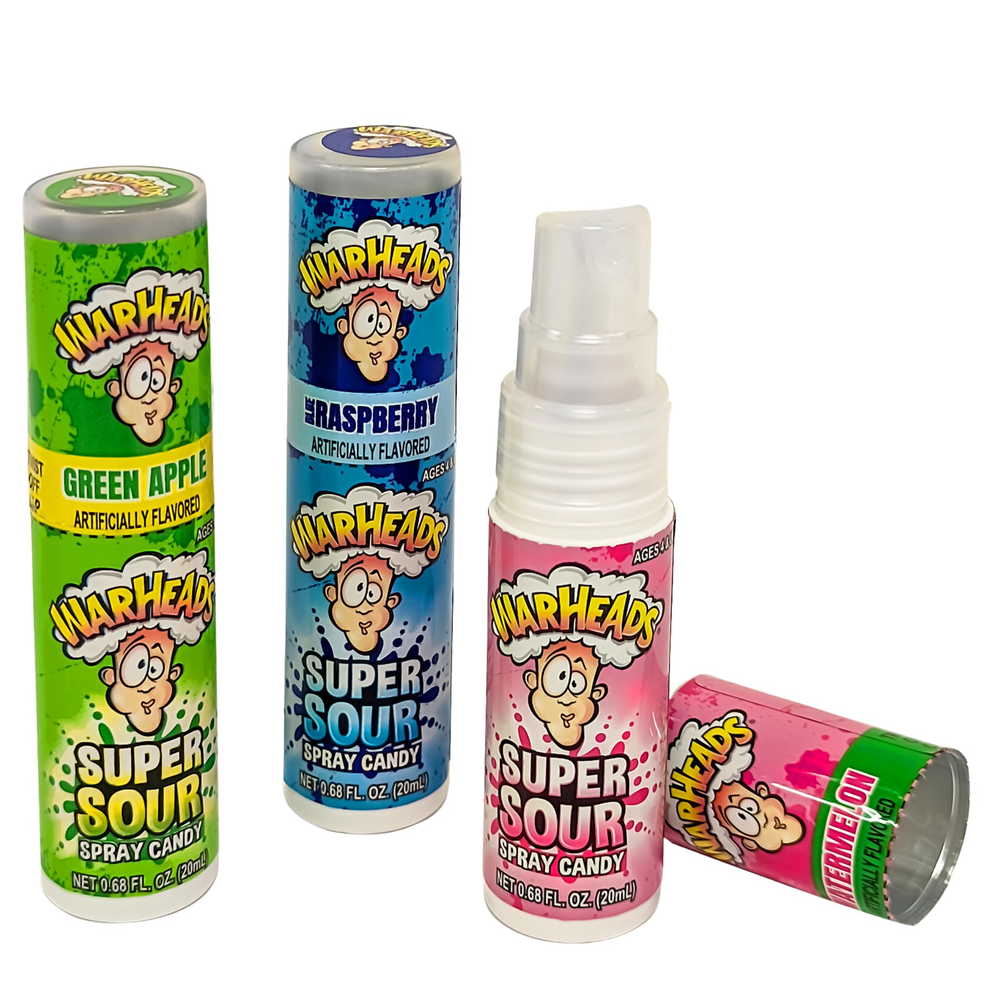 Sour Spray Candy Warning Mega Sour Spray 3oz 16ct