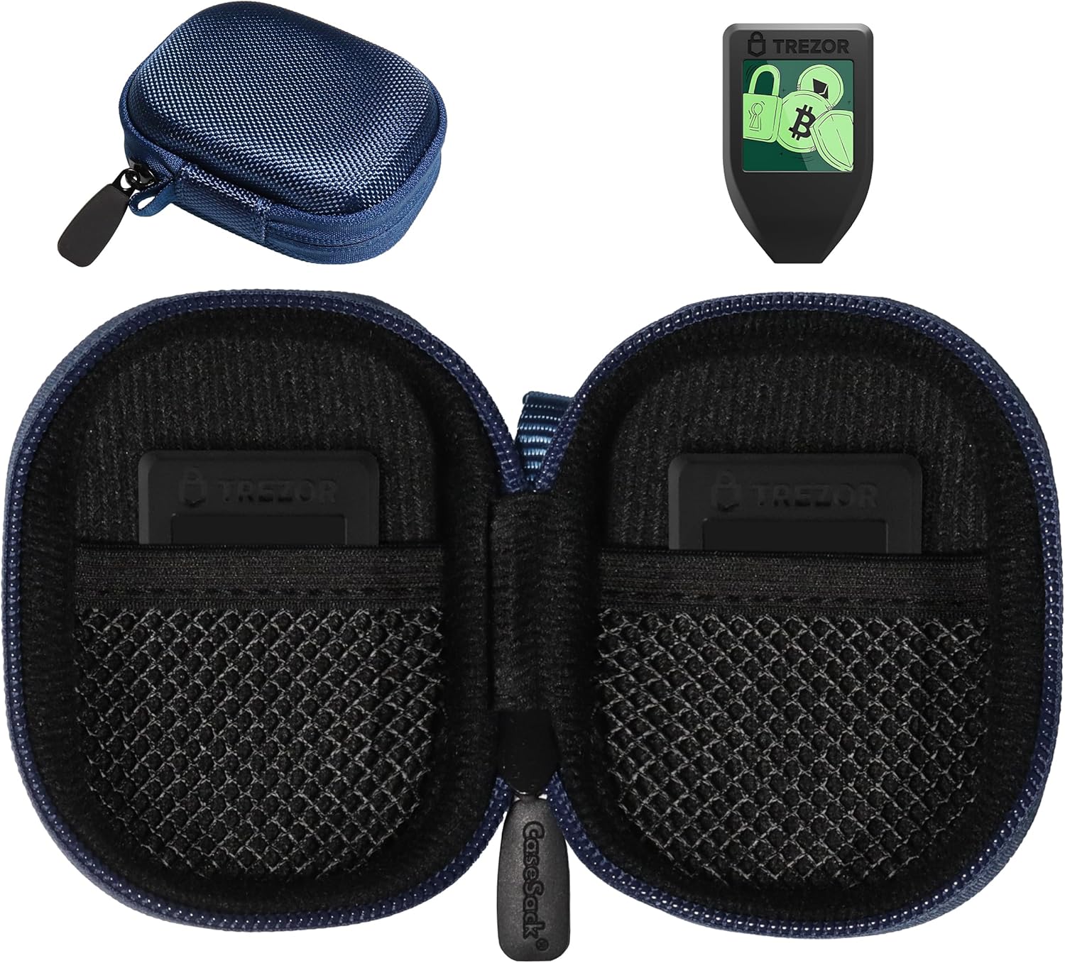 Amazon.com: CaseSack Bitcoin Case for Trezor Model T Advanced Crypto ...