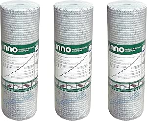 InnoMat Uncoupling Waterproofing Membrane 323 Sq Ft Roll, Polyethylene ...