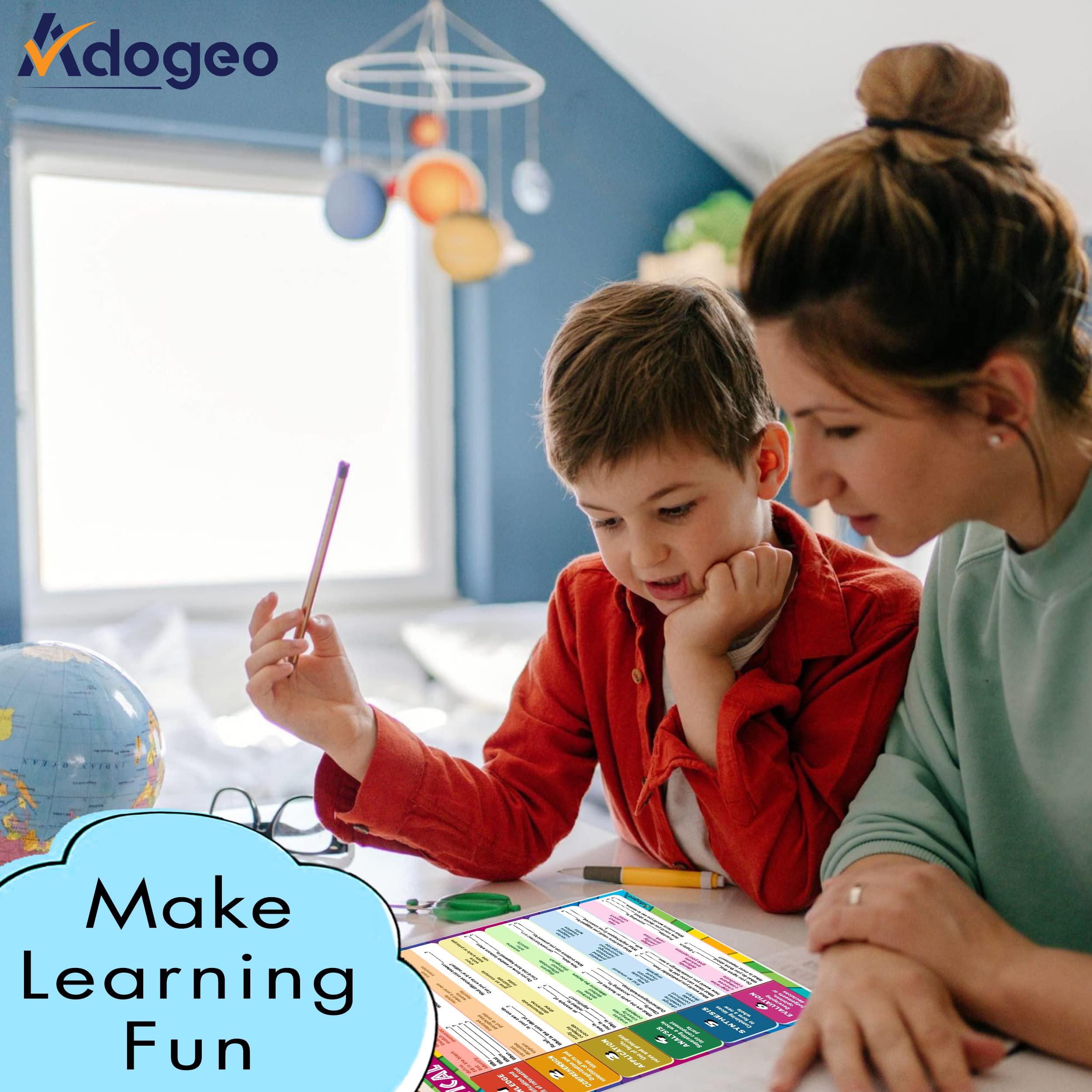 Snapklik.com : ADOGEO Critical Thinking Classroom Reading And Writing Poster - Wall Decor