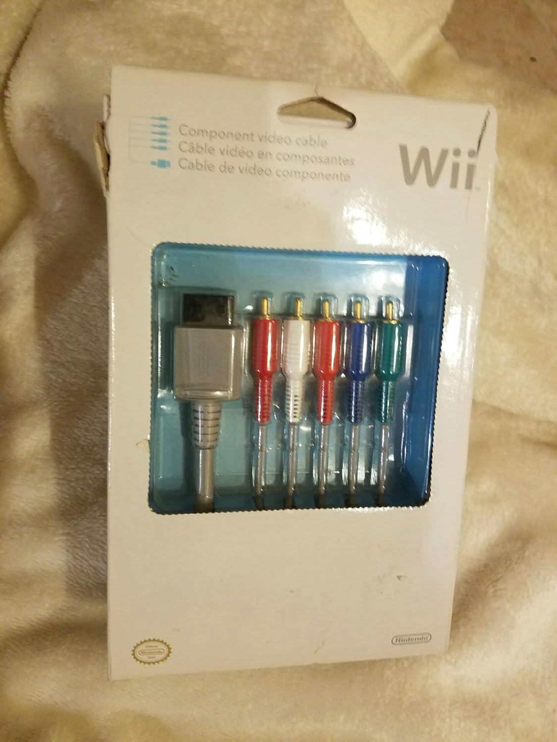 Amazon.com: Official Wii Component Video Cable : Videojuegos