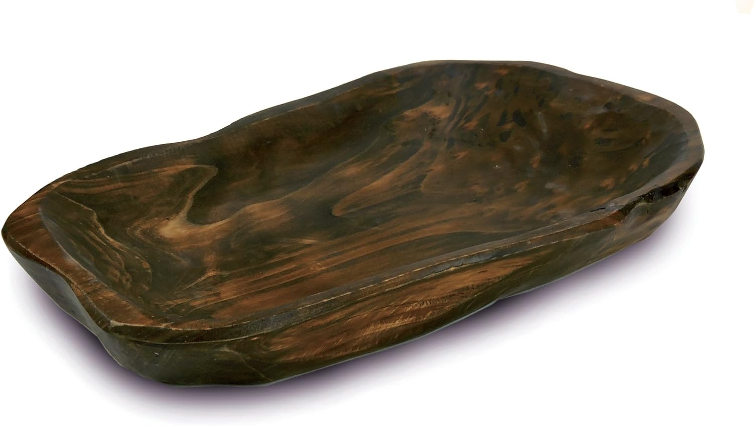 Amazon.com | Enrico Root Platter, Medium, Chocolate: Platters