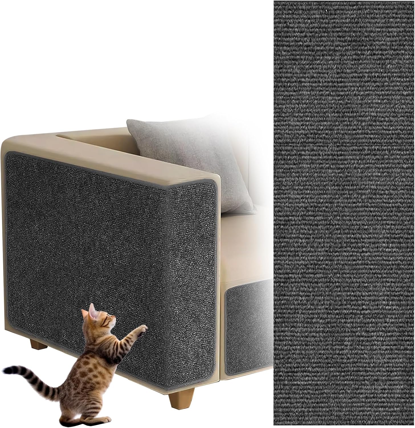 Self-Adhesive Cat Scratching Mat, dellyy Scratching Mat, Self-Adhesive ...