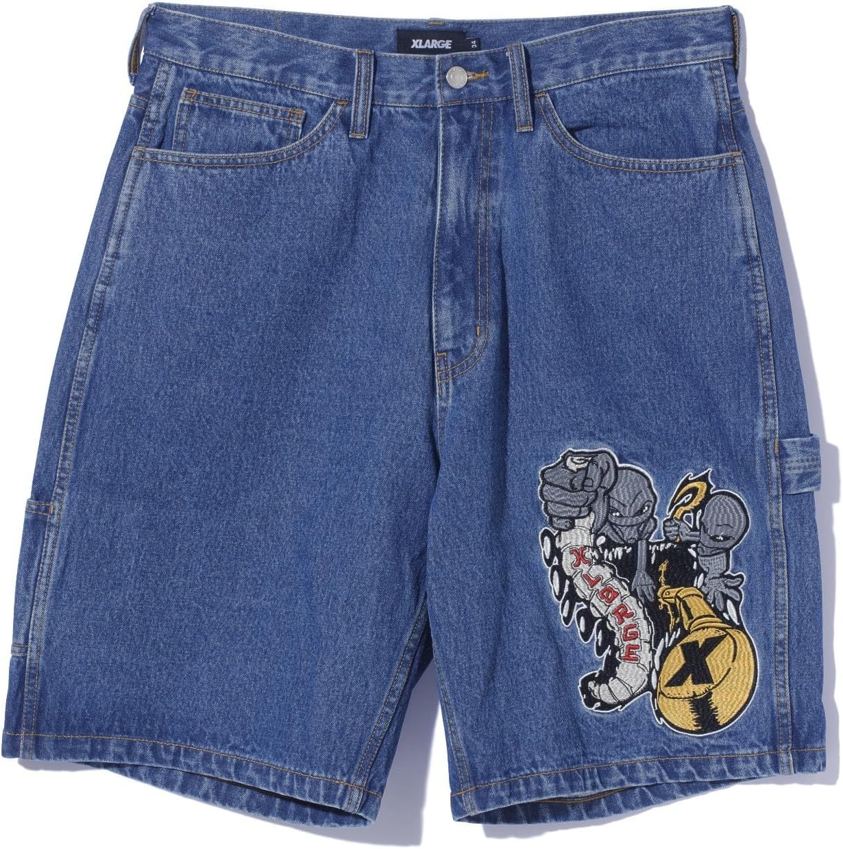 Amazon | [エクストララージ] デニムハーフパンツ ALIENS DENIM SHORTS メンズ | ショートパンツ 通販