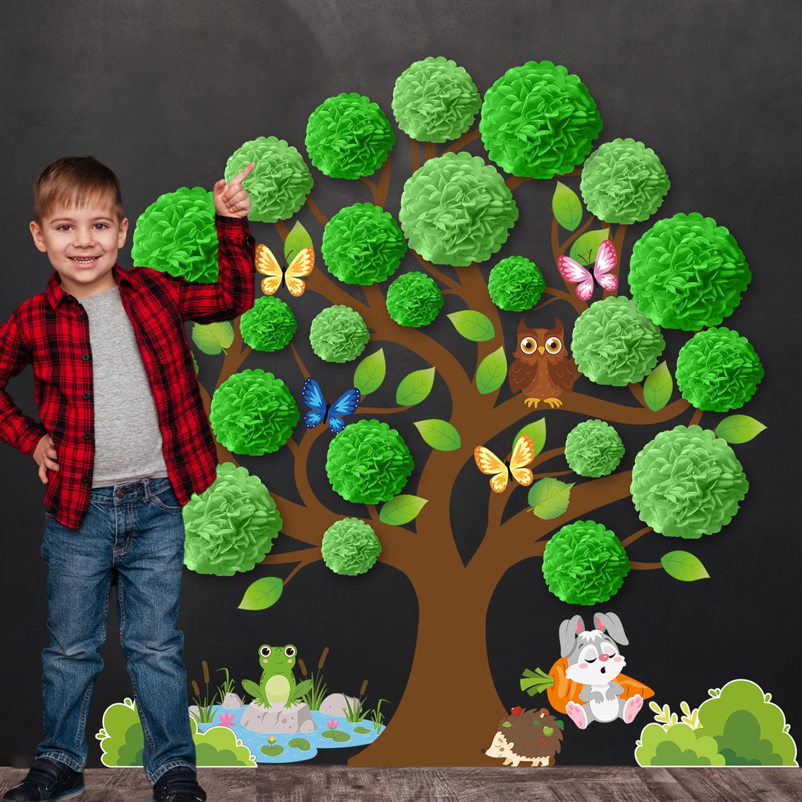 Snapklik.com : Spring Tree Bulletin Board Set Decorations For Classroom ...