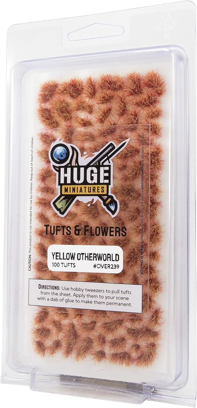 Amazon.com: Huge Miniatures Otherworld Tufts, Yellow Alien Static Grass ...