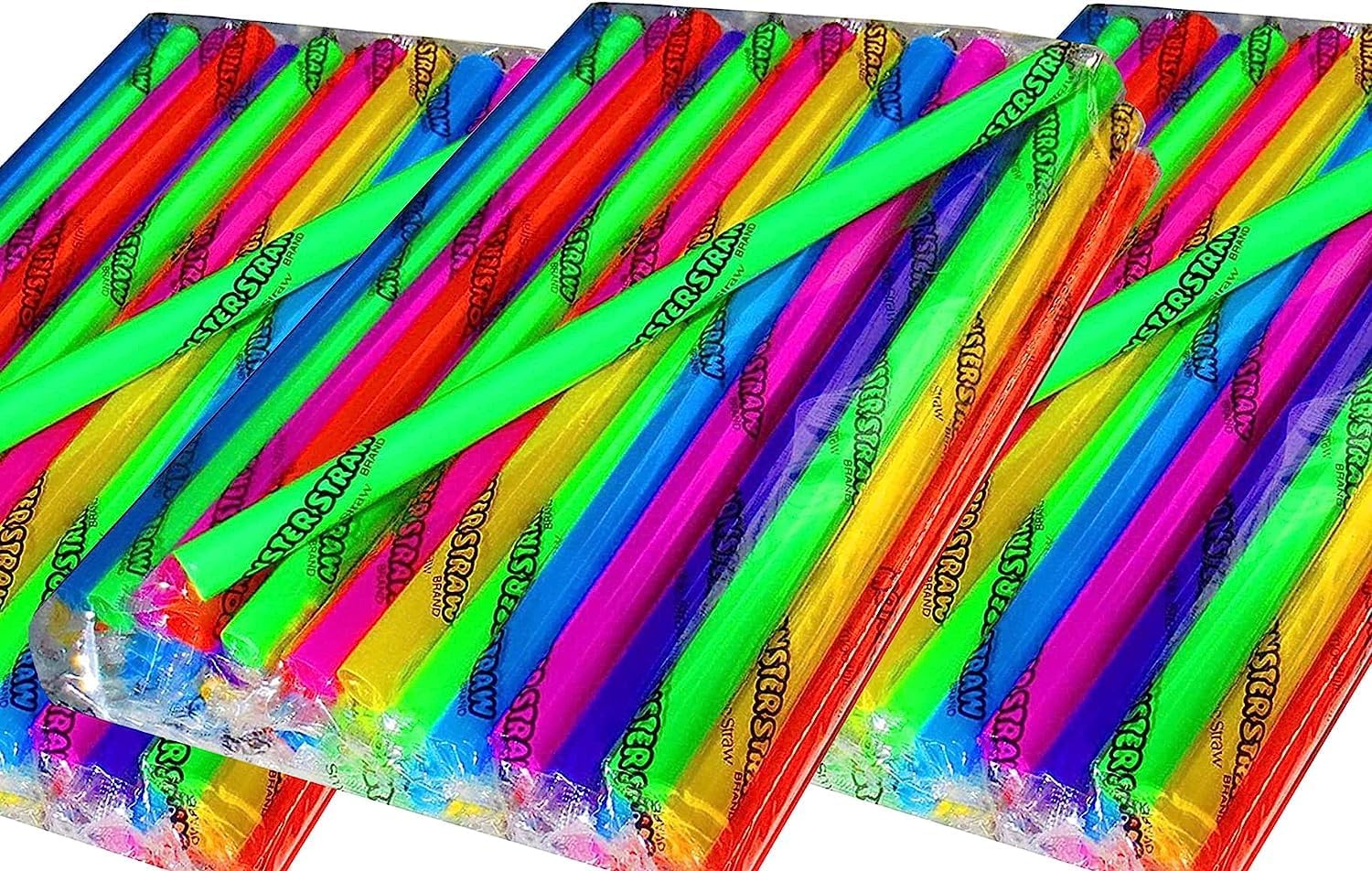 Amazon.com: 100 Reusable Smoothie Straws – Super-Wide! Premium Monster ...