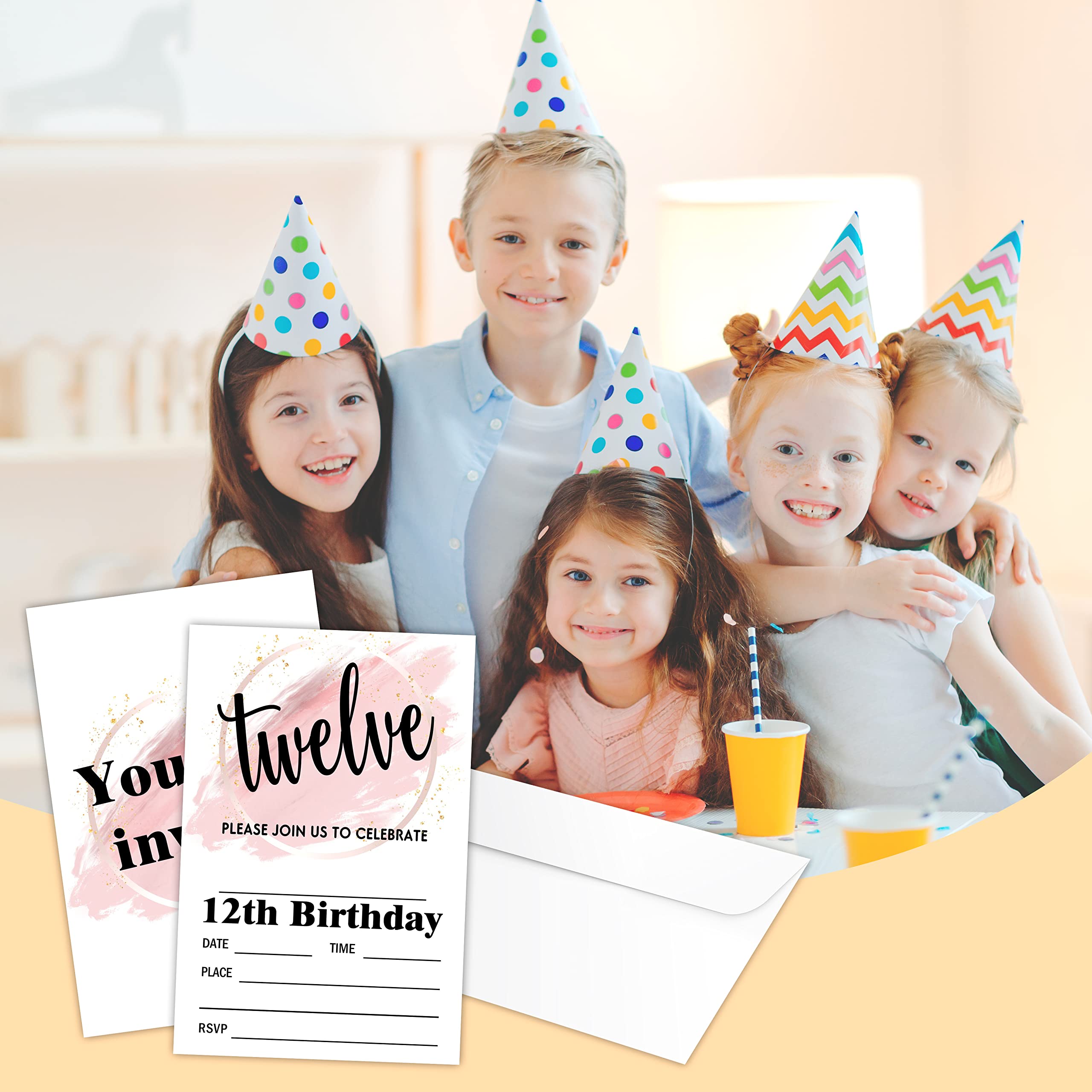 12 Birthday Outline Invitation 12th Birthday Invitations & Invitation