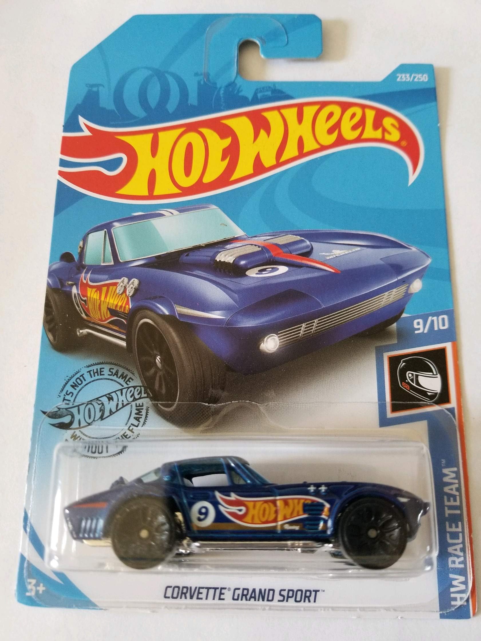 Mattel Hot Wheels 2019 Hw Race Team Corvette Grand Sport, Blue 233/250 ...
