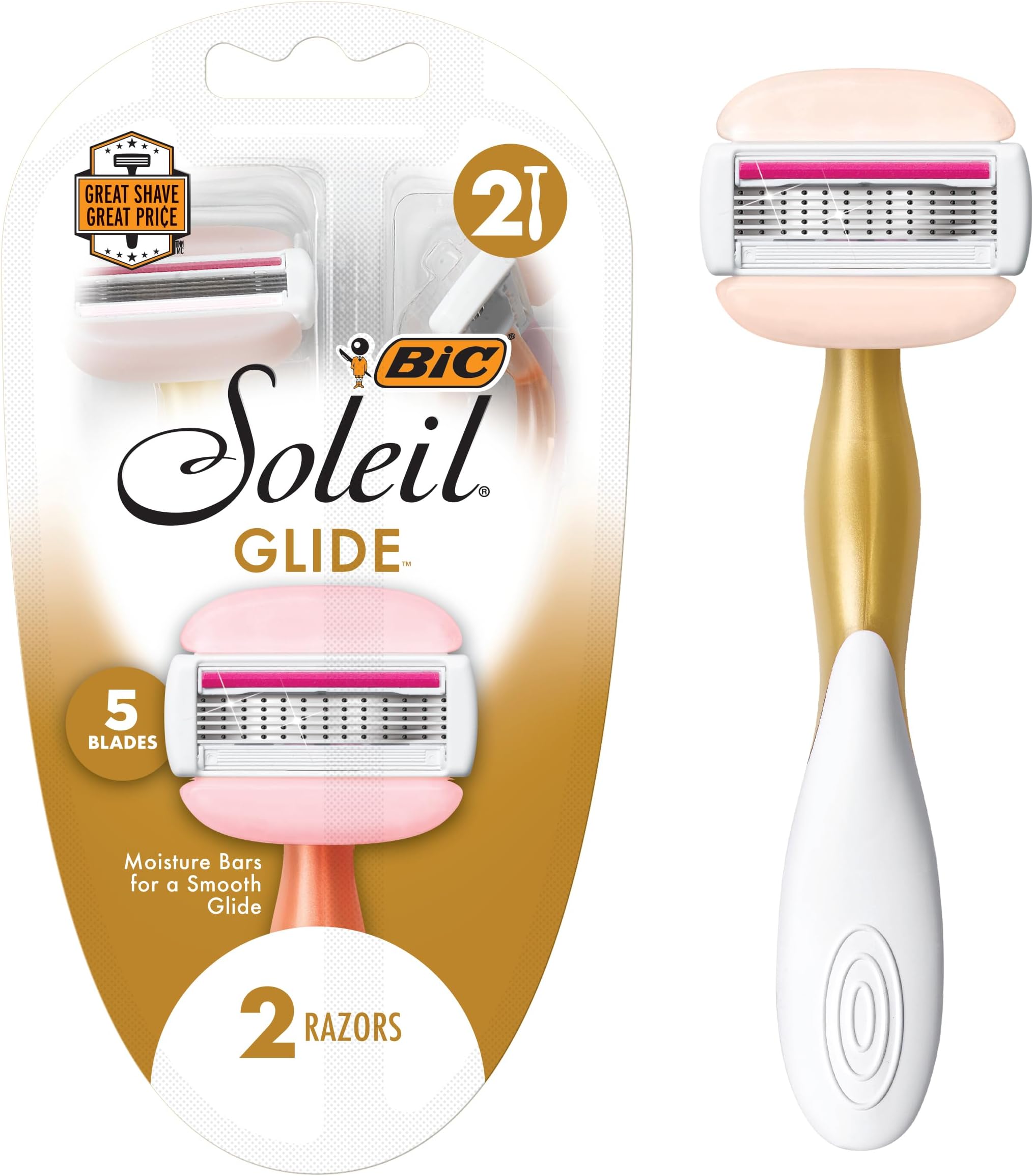 Amazon.com: BIC Soleil Comfort 4-Blade Disposable Razors for Women ...