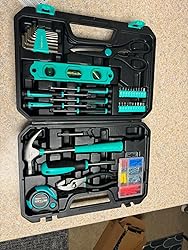 Amazon Basics Sturdy 142 Piece Household Tool Kit With Storage Case ...