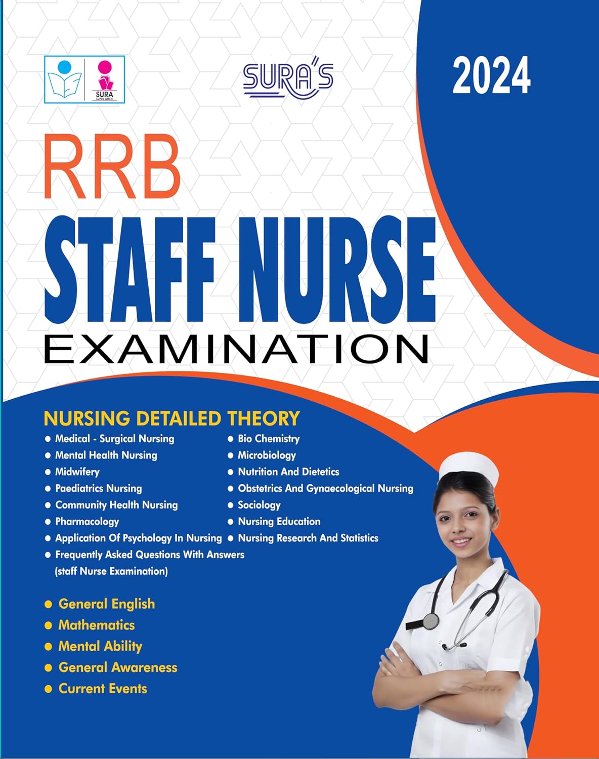 SURA`S RRB Staff Nurse Exam Study Material Book Guide in English Medium ...