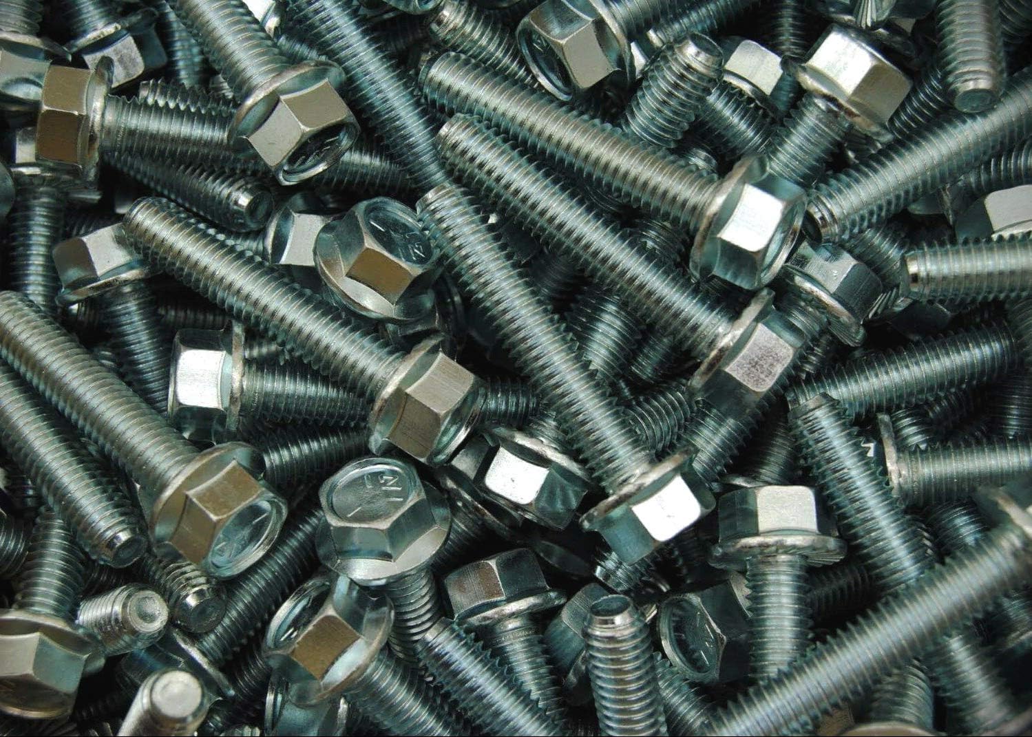 Amazon.com: 80 PCs Grade 5 Hex Head 3/8-16 x 2 Serrated Flange Bolts ...