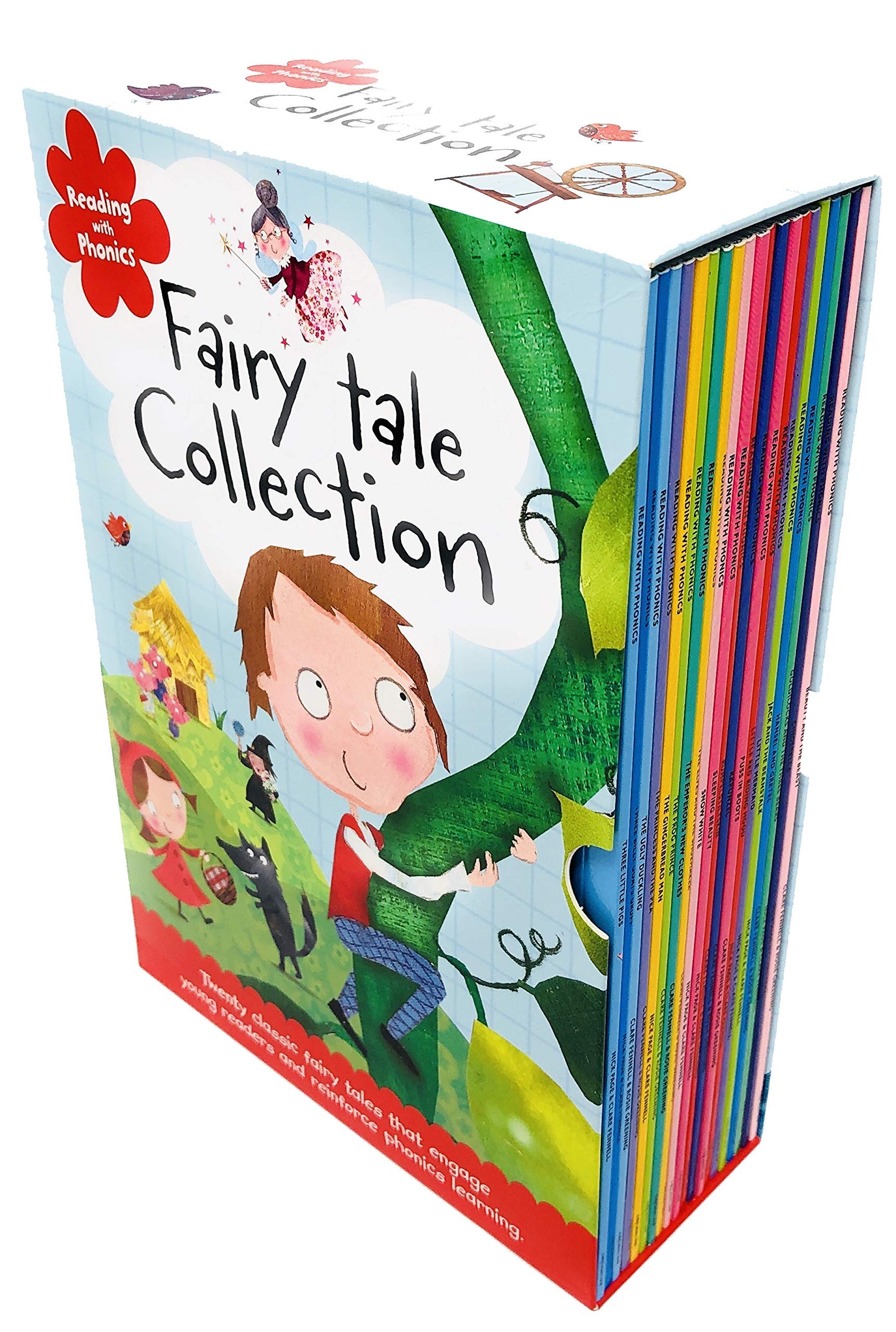Buy Reading With Phonics Fairy Tale Collection 20 Books Set (Three ...