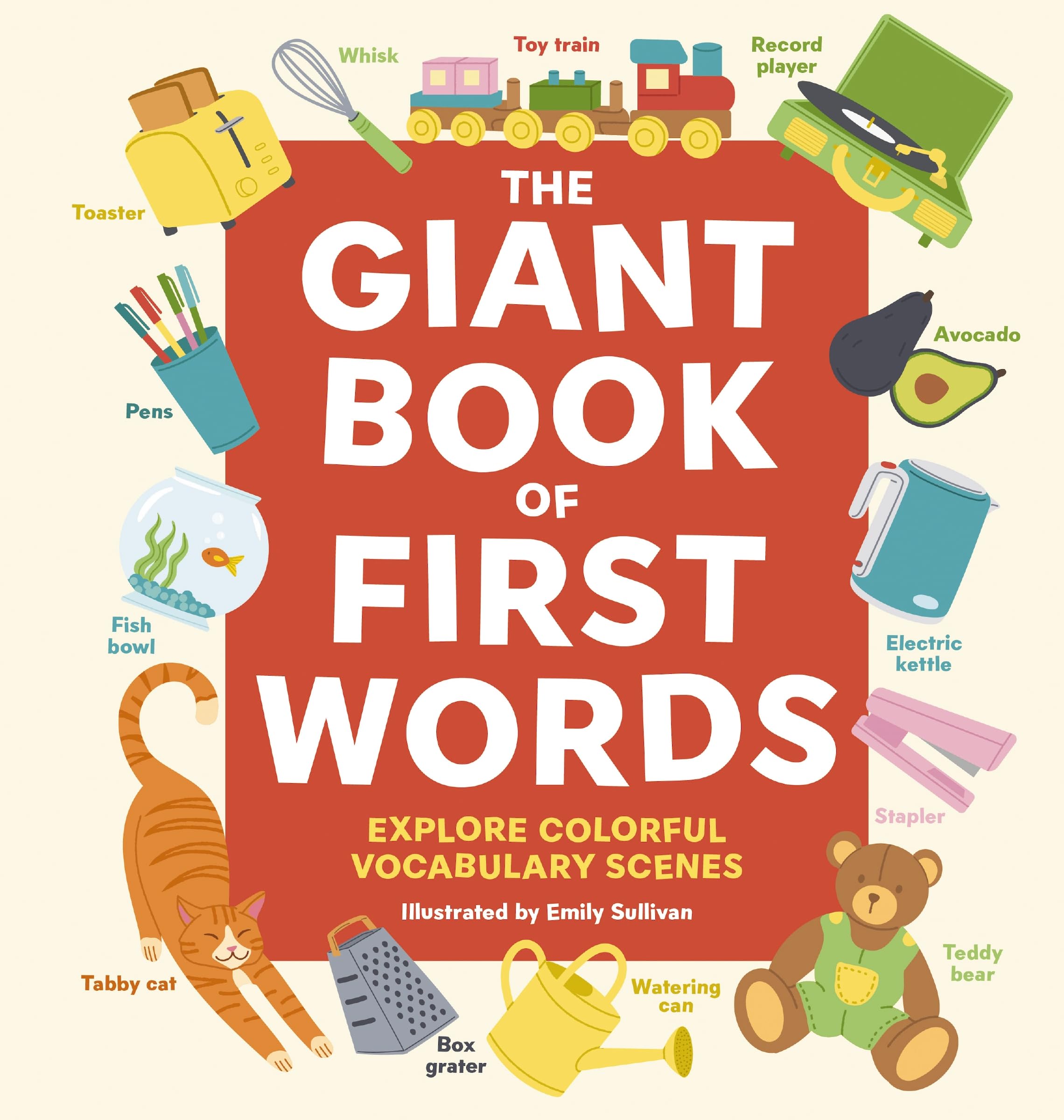 Amazon.com: The Giant Book of First Words: Explore Colorful Vocabulary ...