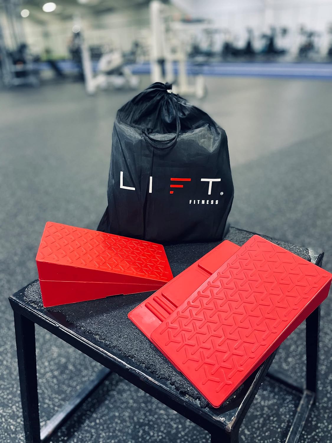 Amazon.com : New Lift Fitness Squat Wedge Blocks Adjustable ...