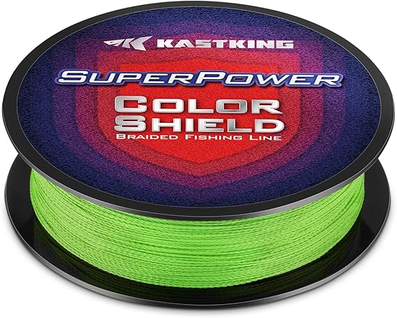 Amazon.com : KastKing Superpower ColorShield Braided Fishing Line ...
