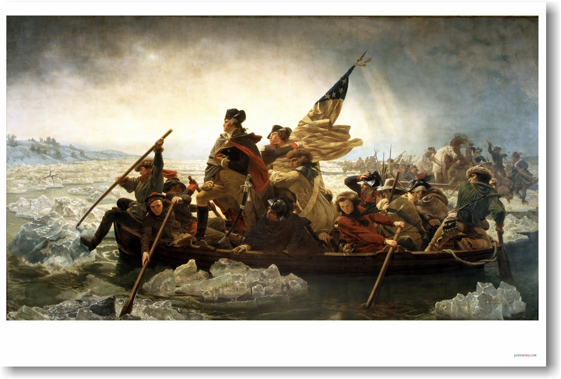 Amazon.com: George Washington Crossing the Delaware - NEW Fine Arts ...