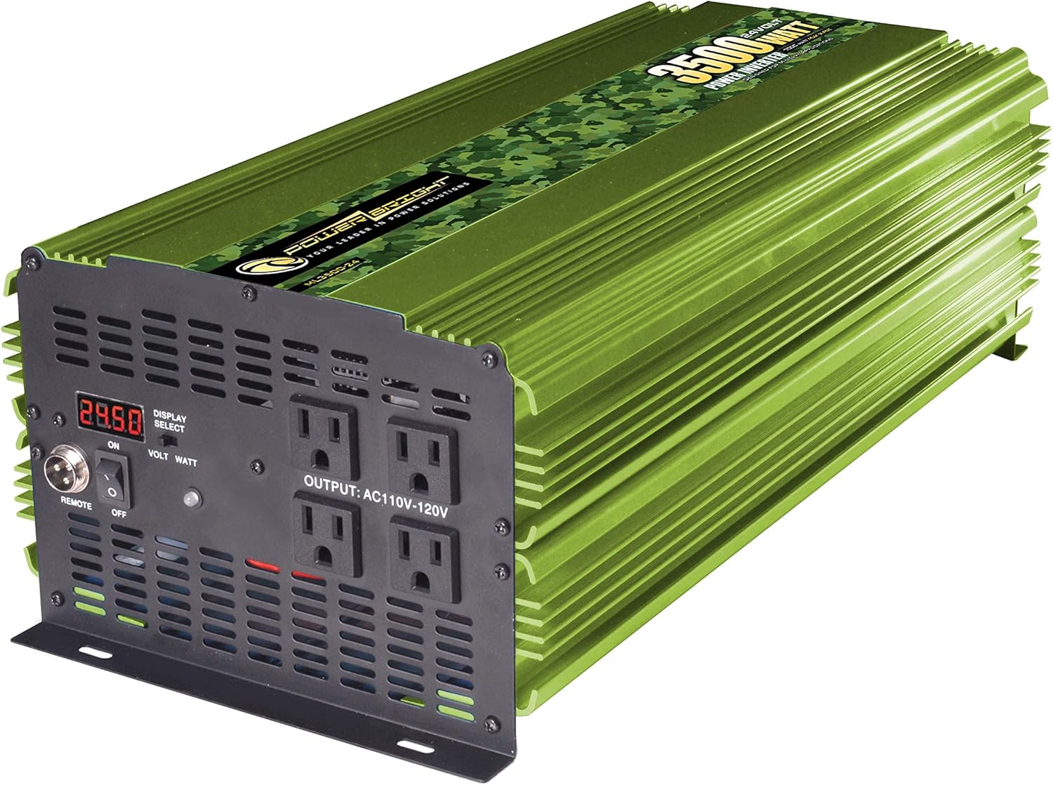 Amazon.com: PowerBright 3500 Watt Power Inverter, Easy to Install DC ...
