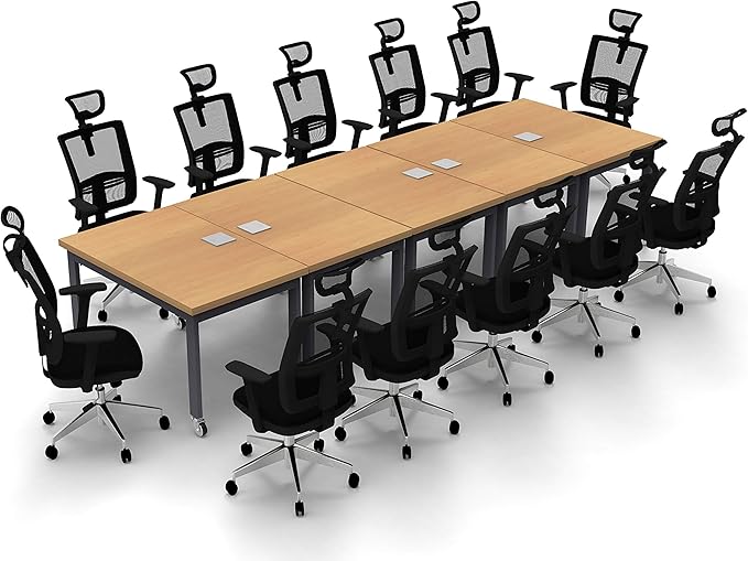 Amazon.com: 12 Person Conference Tables Meeting Seminar Model 6431 5pc ...